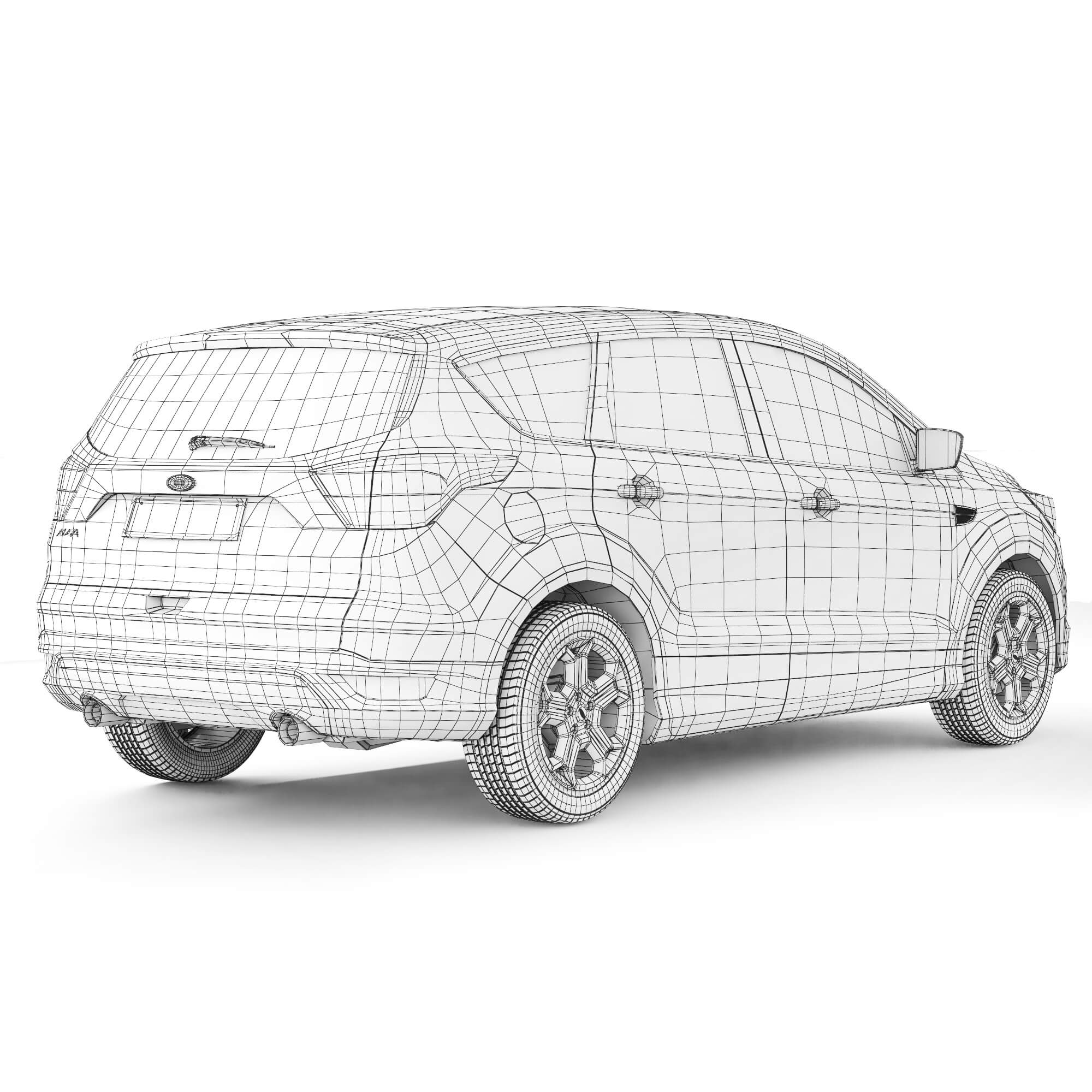 Ford Kuga 2018 - 3D Model by podshyvalov