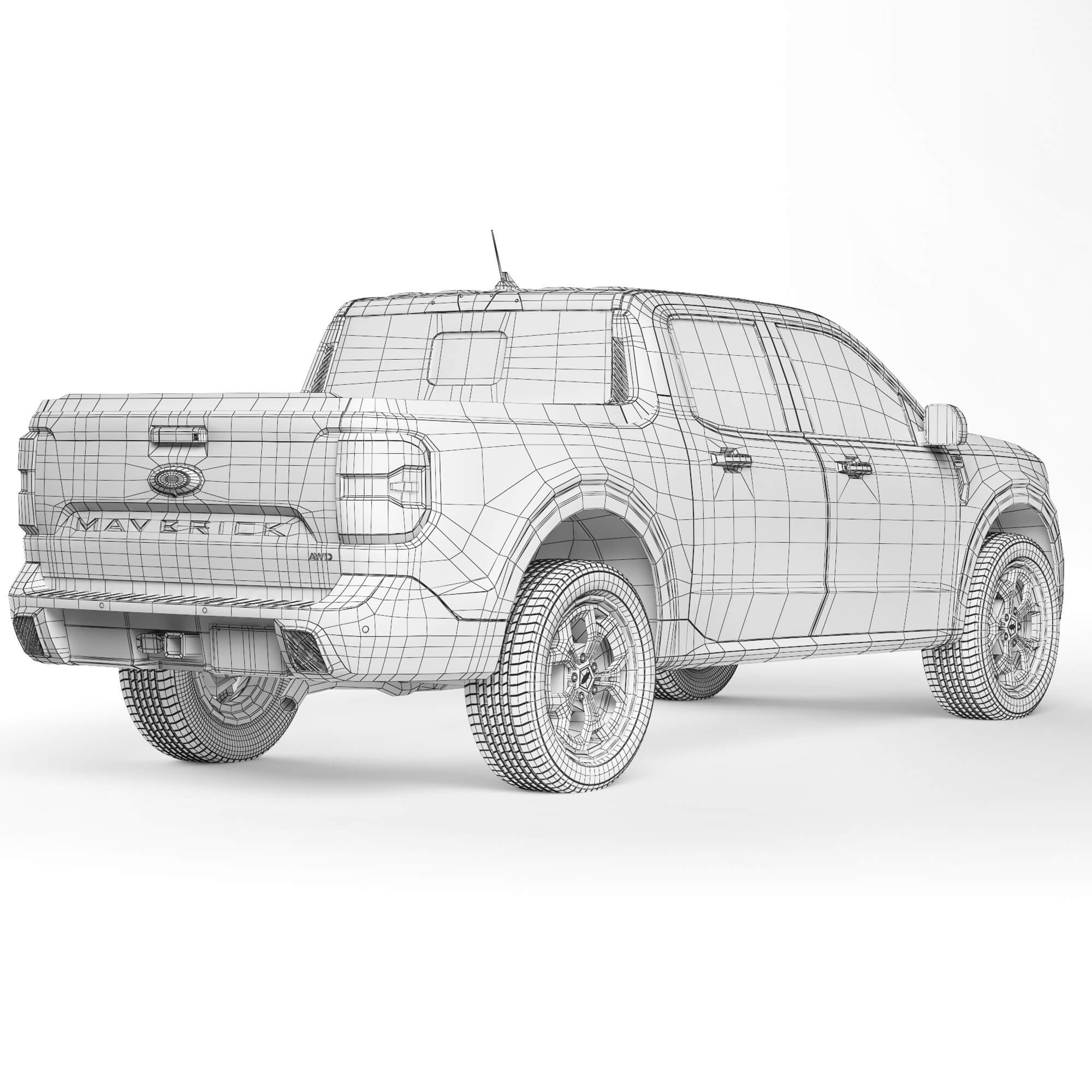 Ford Maverick Drawing