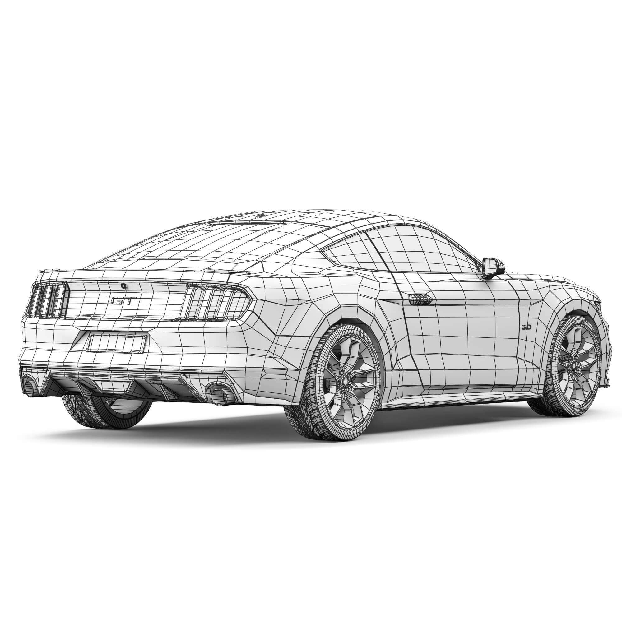 Ford Mustang GT 2015 - 3D Model by podshyvalov