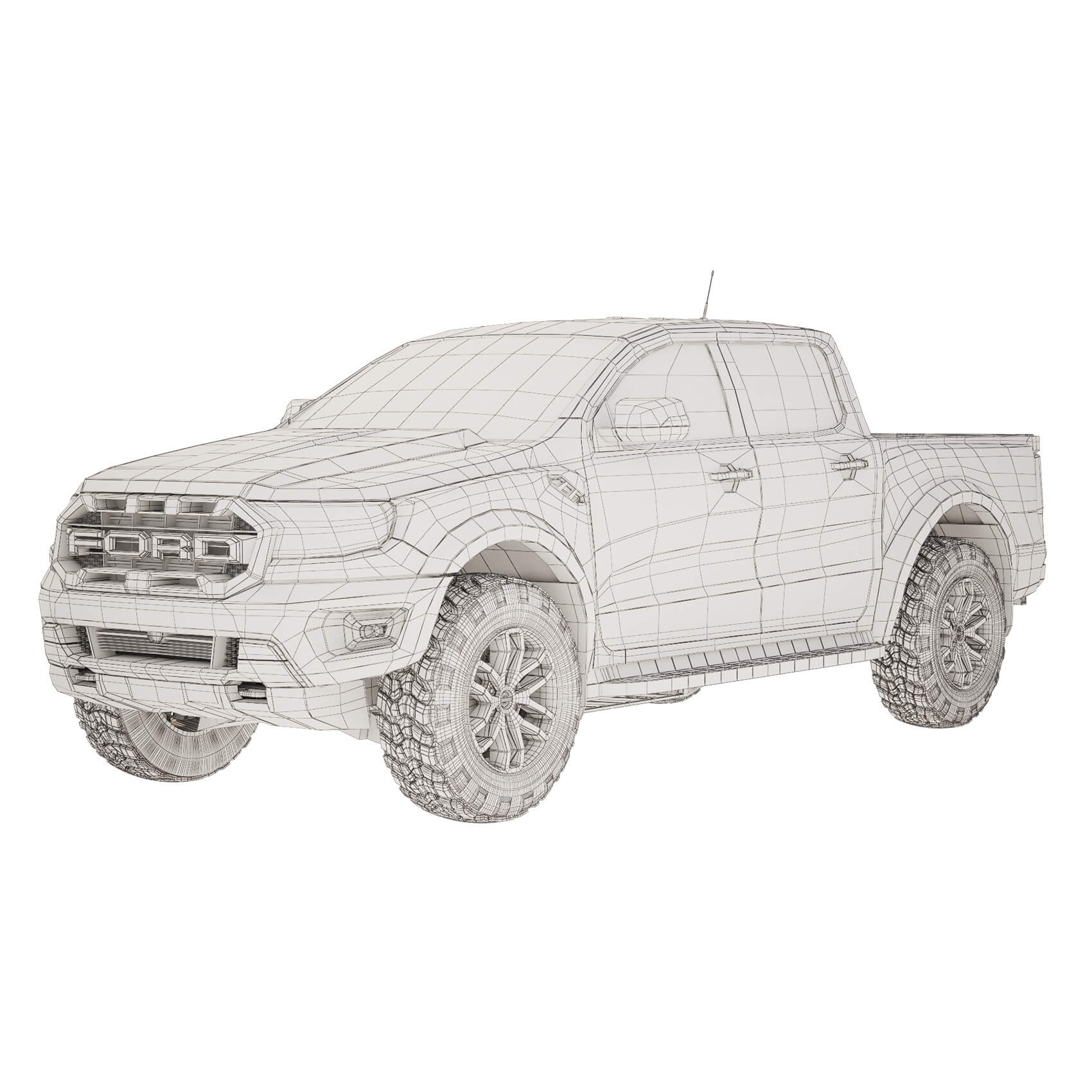 Ford Ranger Raptor 2019 - 3D Model by podshyvalov