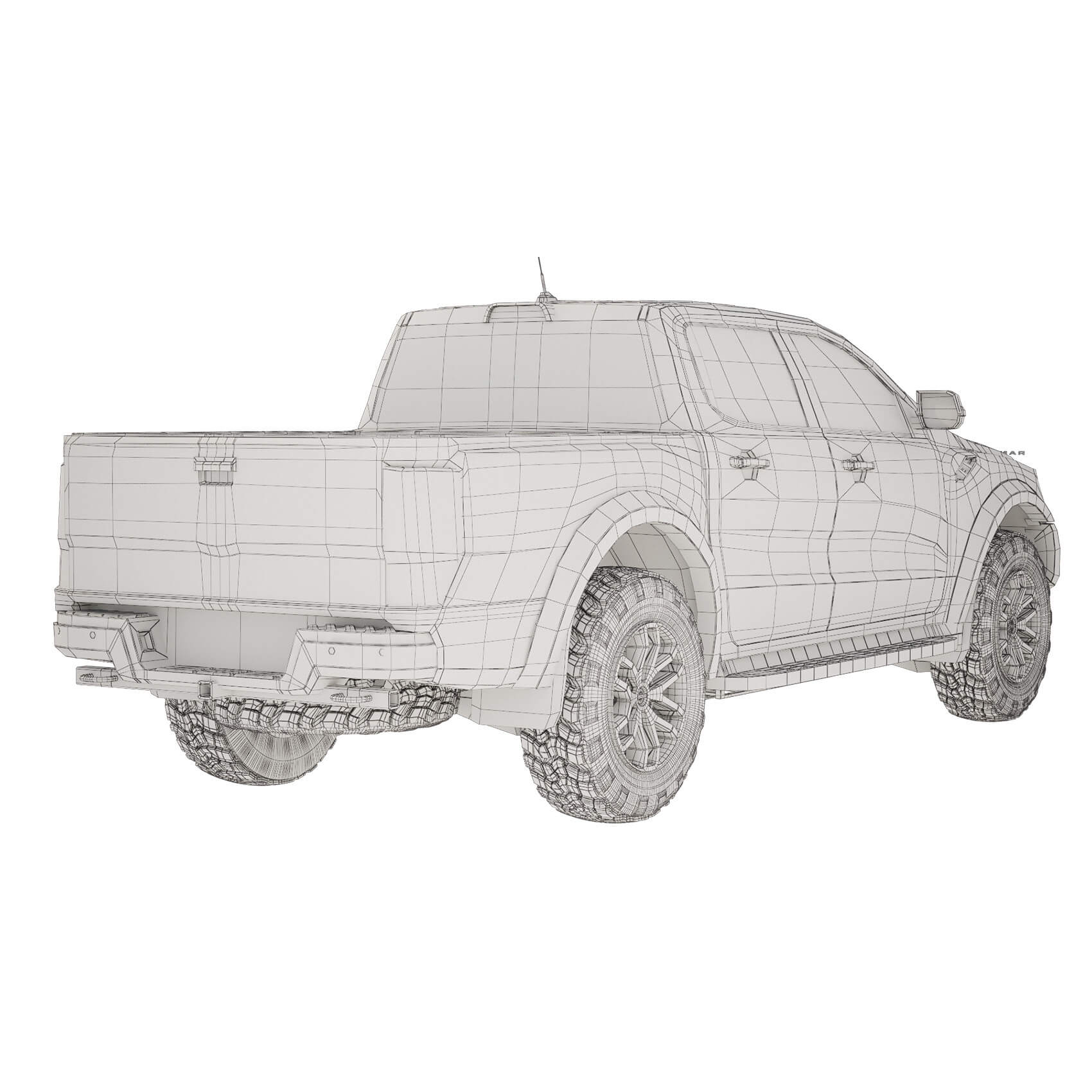 Ford Ranger Raptor 2019 - 3D Model by podshyvalov