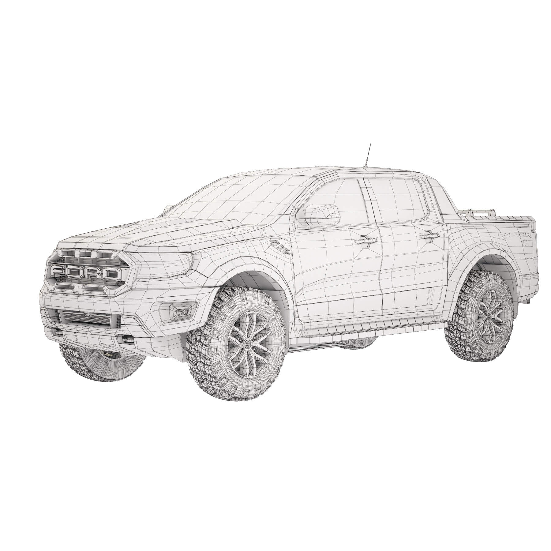 Ford Ranger Raptor V8 2020 - 3D Model by podshyvalov