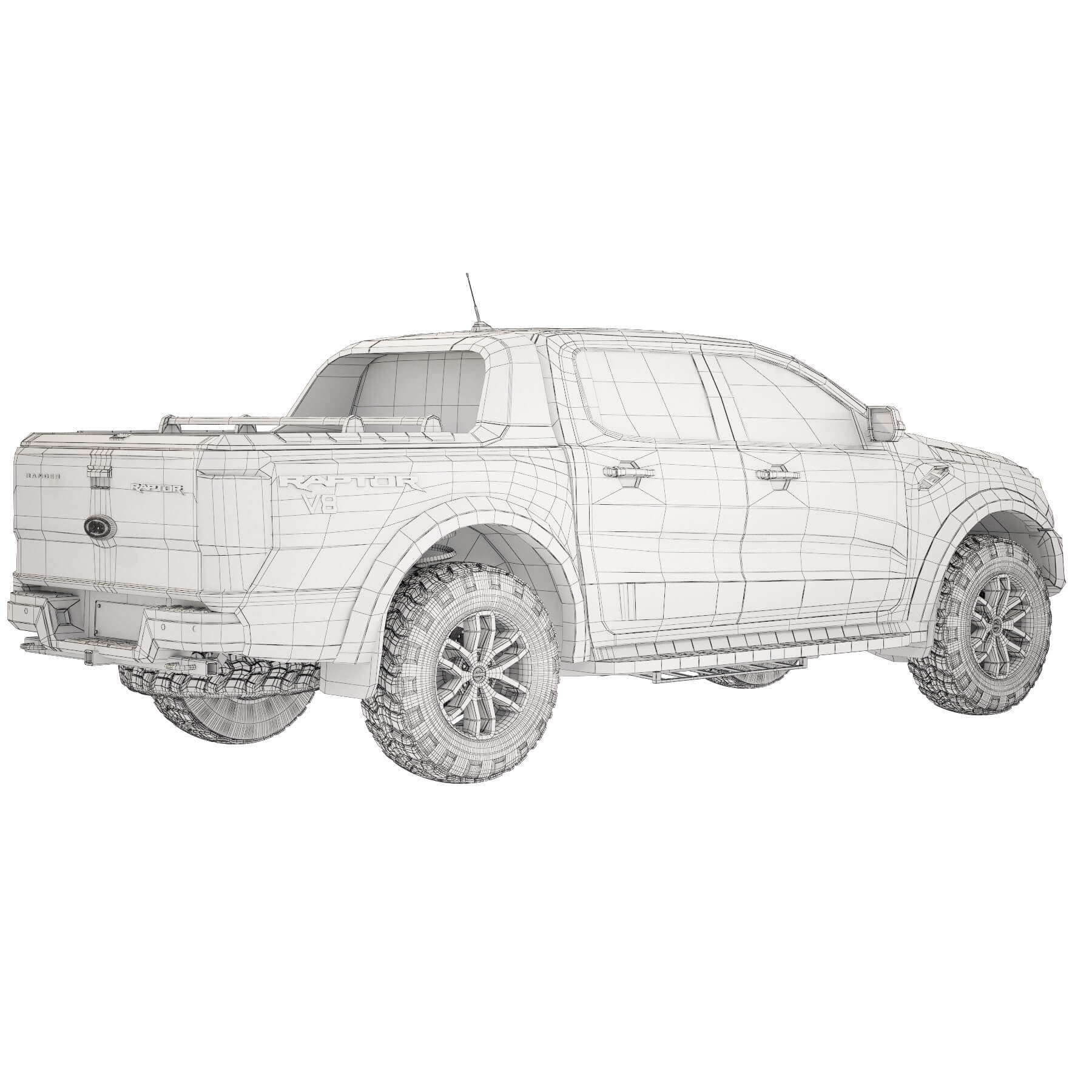 Ford Ranger Raptor V8 2020 - 3D Model by podshyvalov