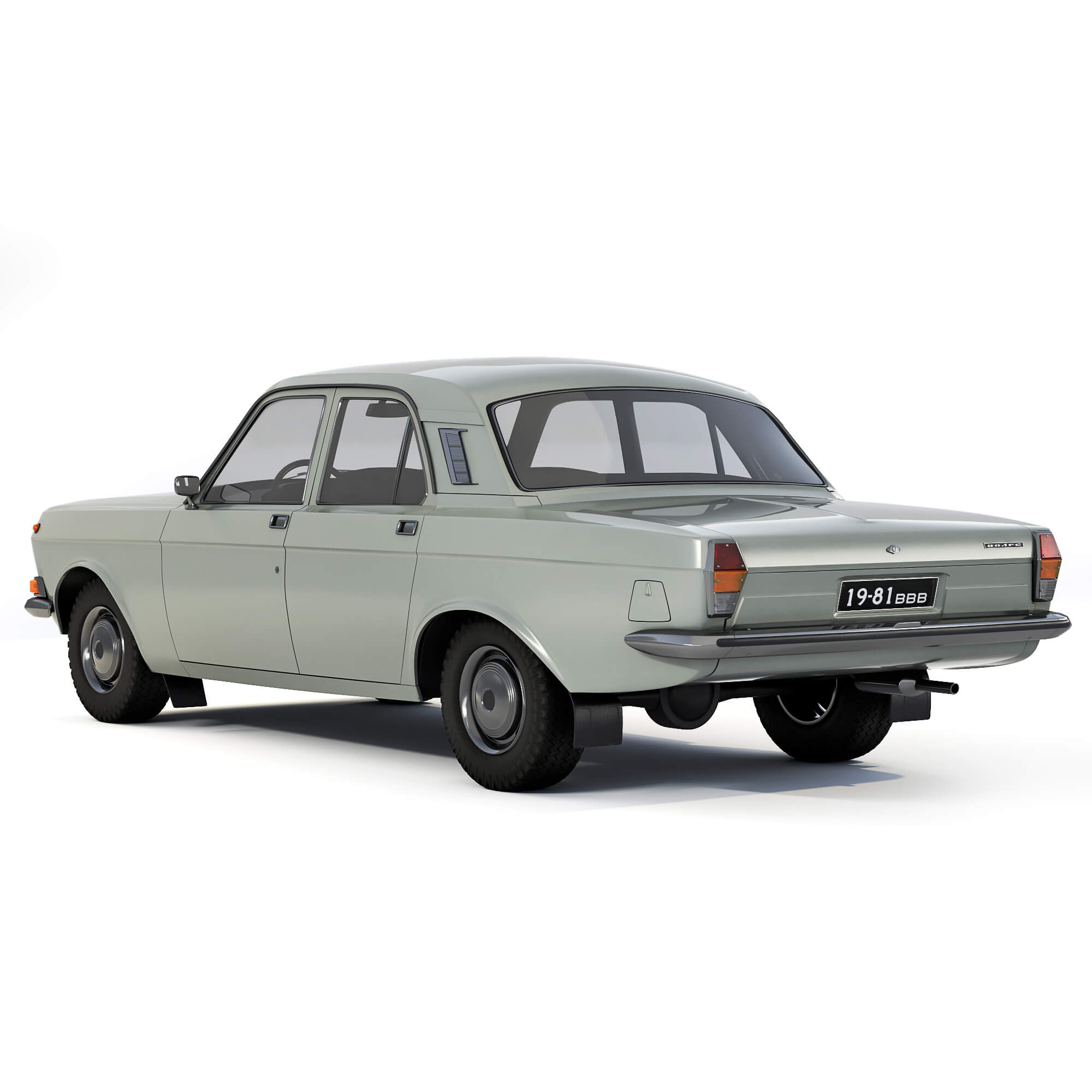 GAZ-2410 Volga 1985 3D Model by podshyvalov