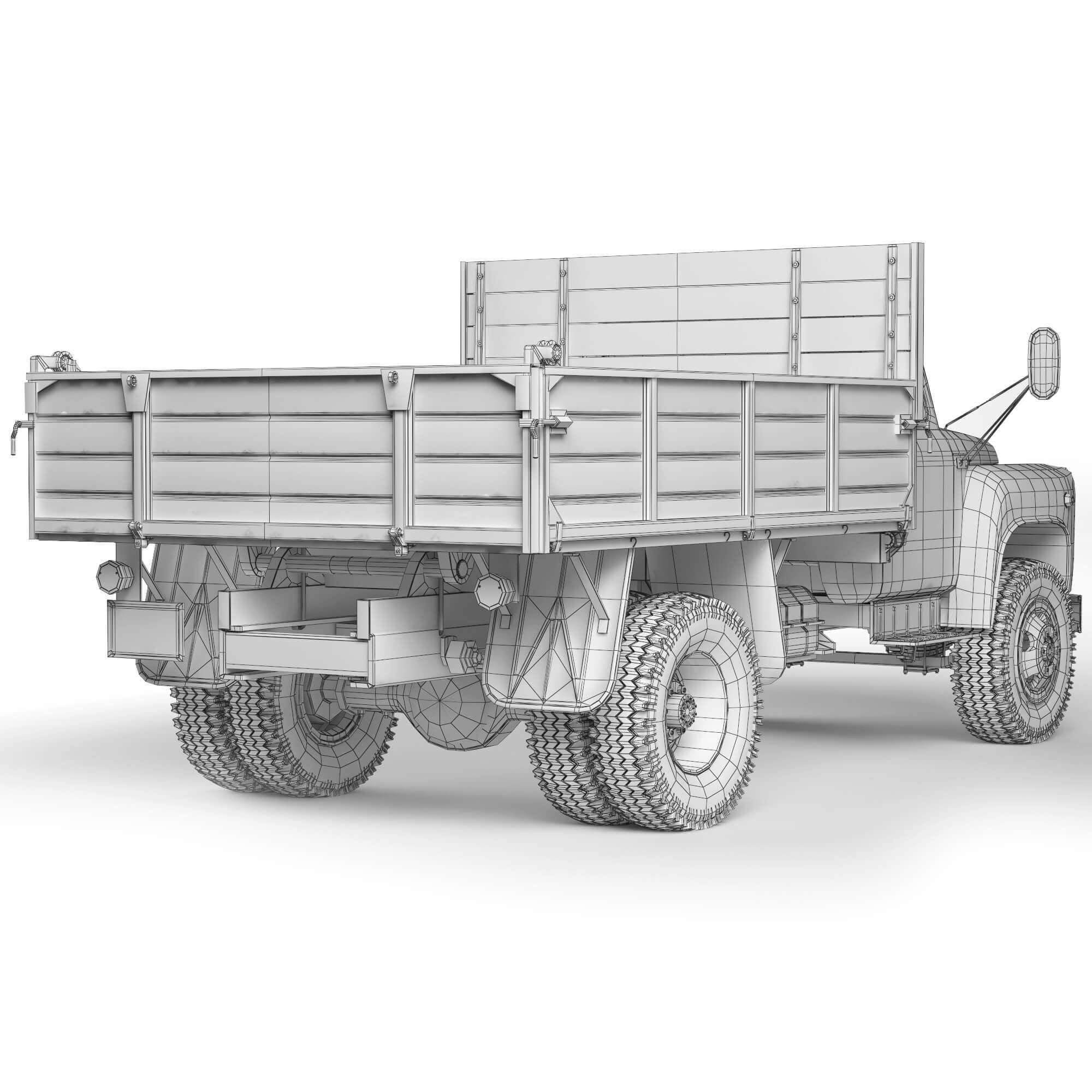 GAZ 52 SAZ 3503 1976 - 3D Model by podshyvalov