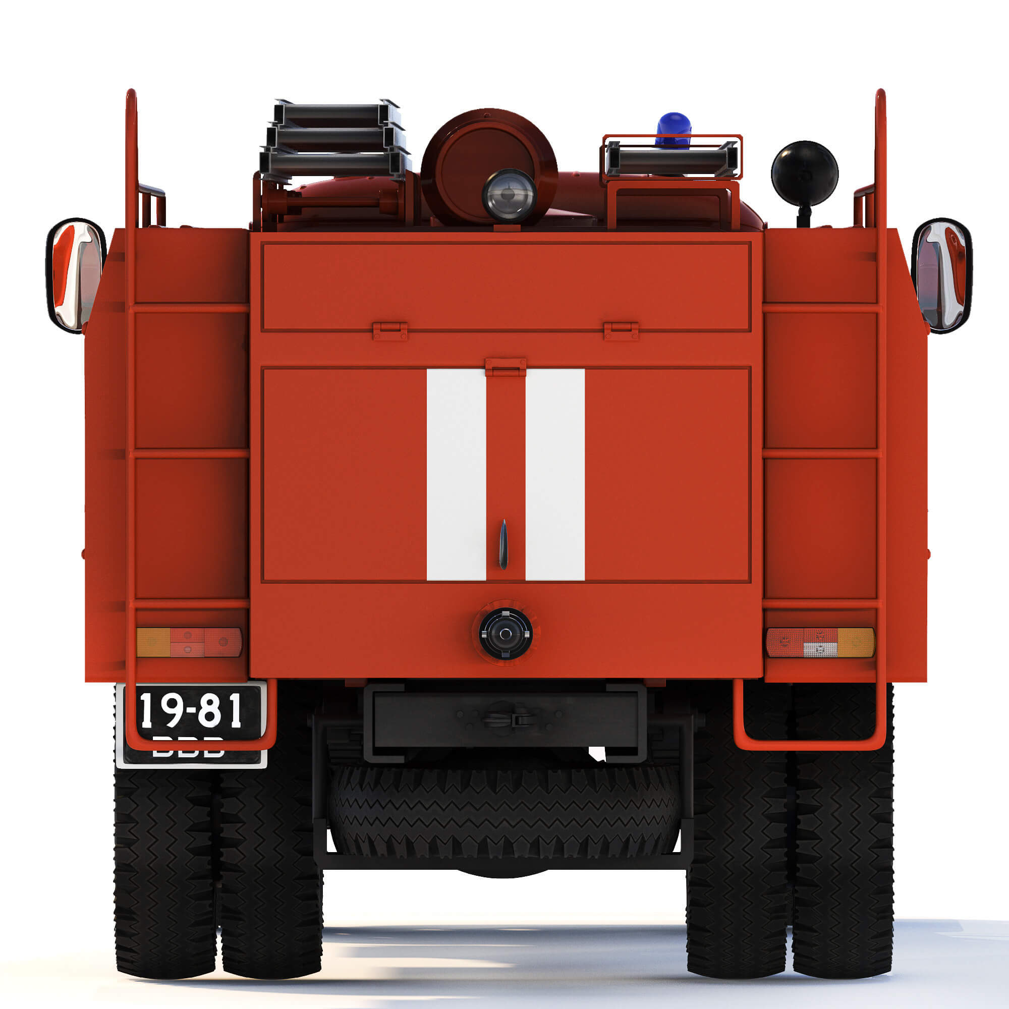 GAZ 53 AC-30-106G Fire Truck 1987 3D Model by podshyvalov