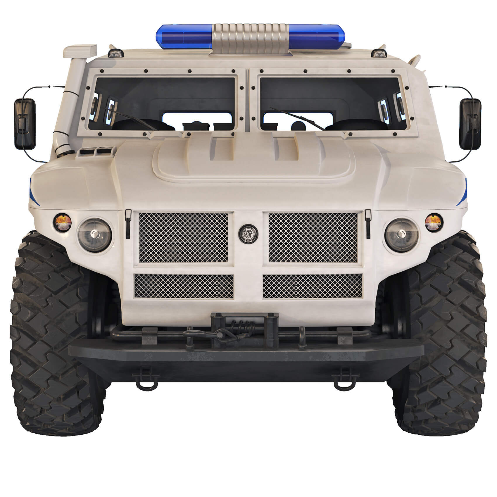 GAZ Tiger 233036 Police 2005 - 3D Model by podshyvalov