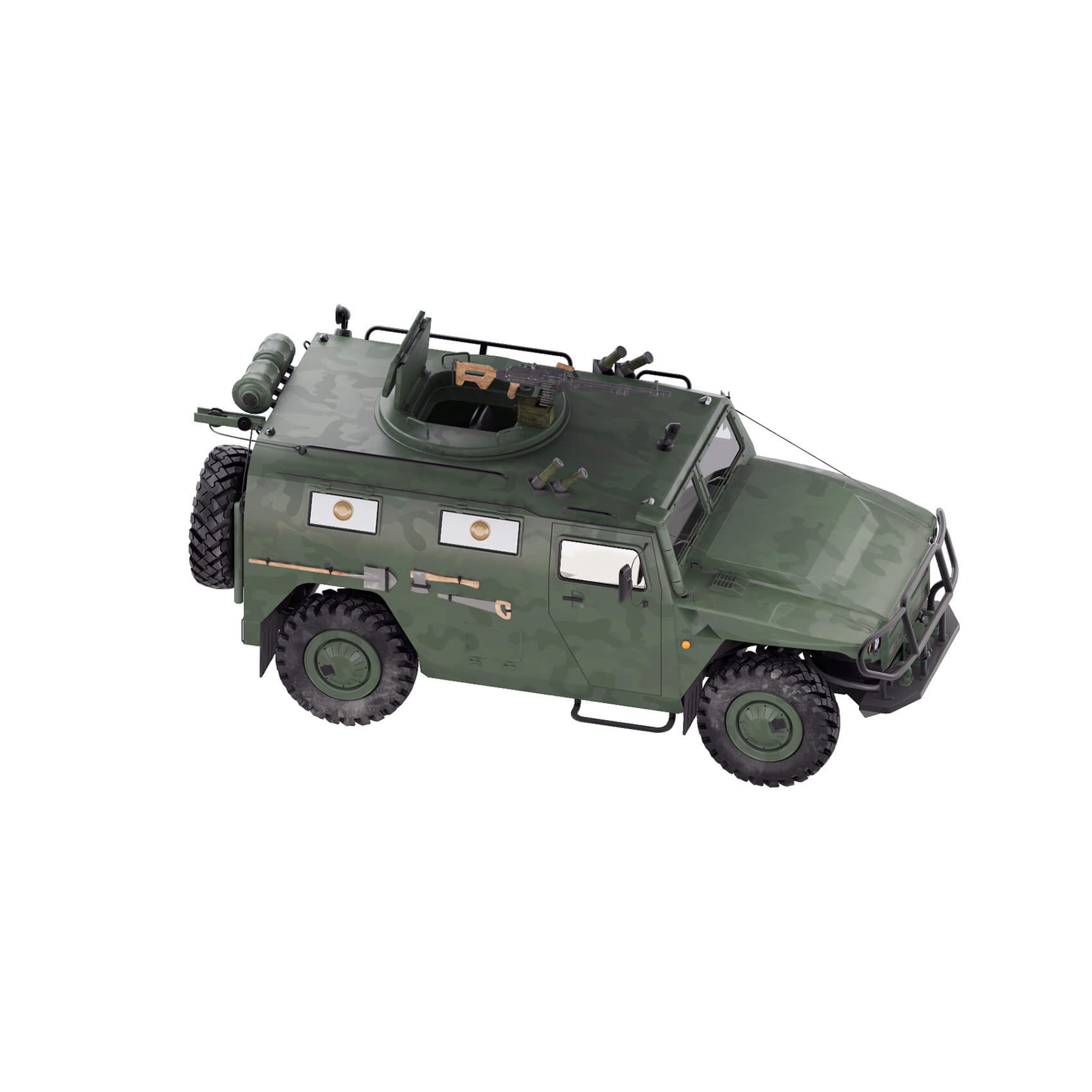 Gaz Tiger M 23115 2007 - 3D Model by podshyvalov