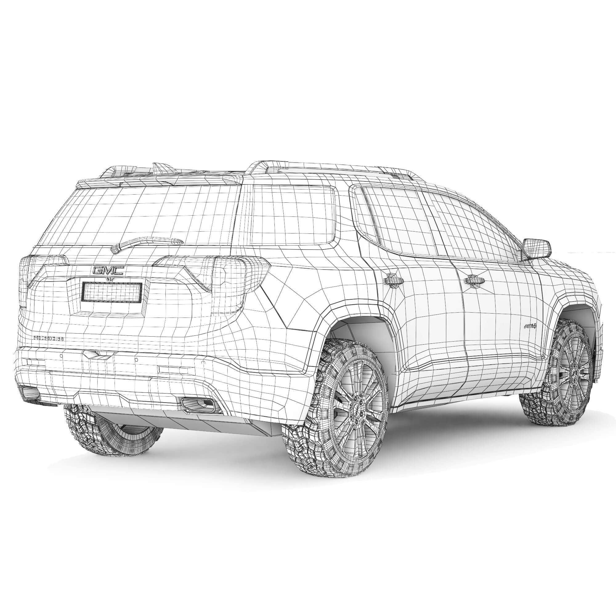 GMC Acadia AT4 2020 - 3D Model by podshyvalov