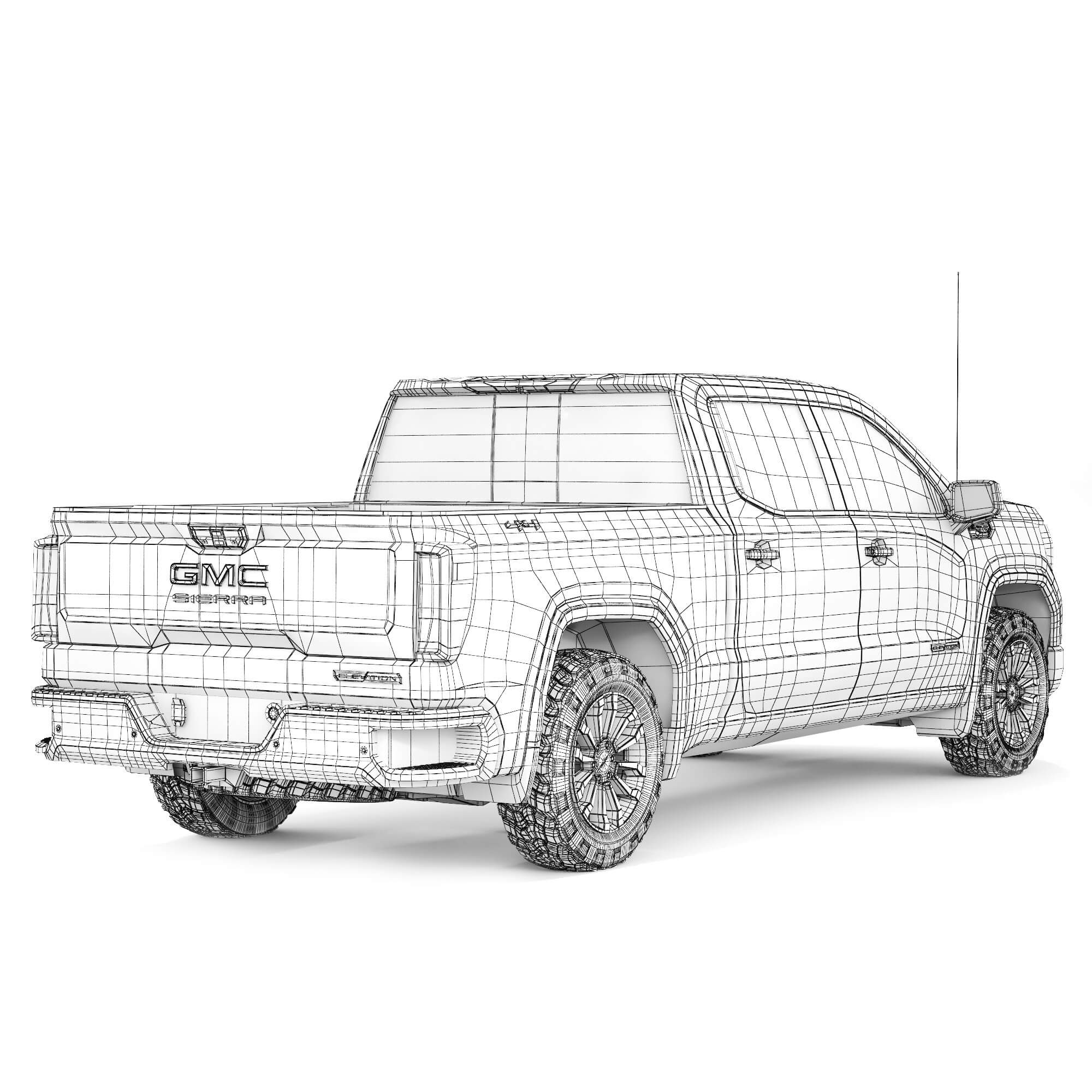 GMC Sierra 1500 Elevation 2020 - 3D Model by podshyvalov