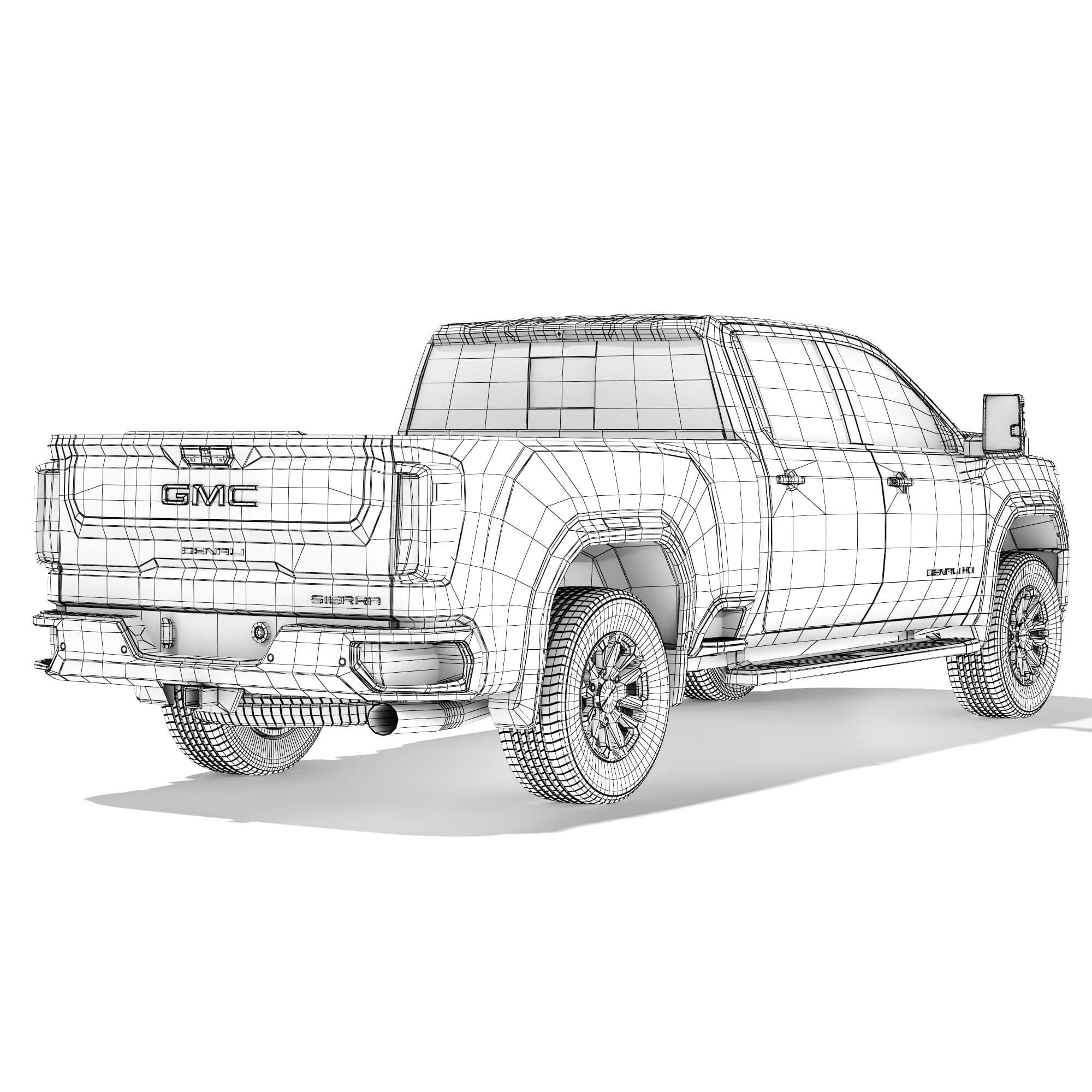 GMC Sierra 2500HD Denali 2020 - 3D Model by podshyvalov