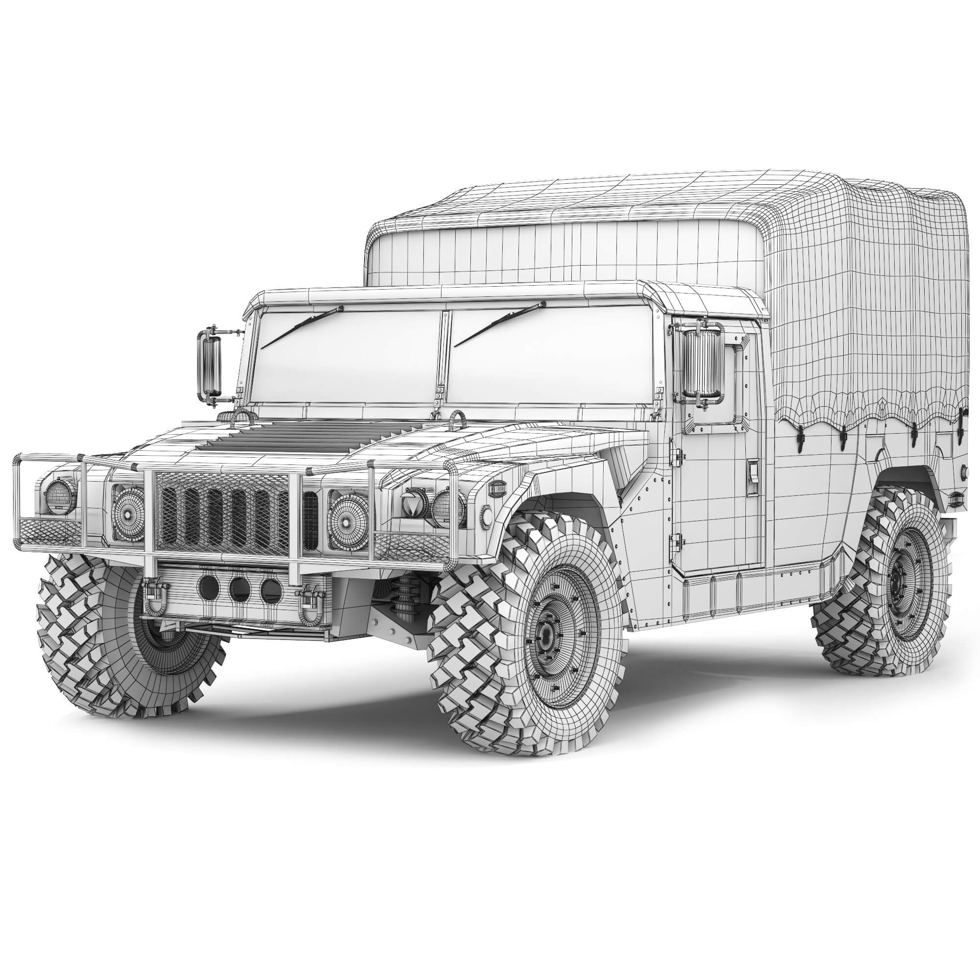 Hmmwv M1038 2010 - 3D Model by podshyvalov