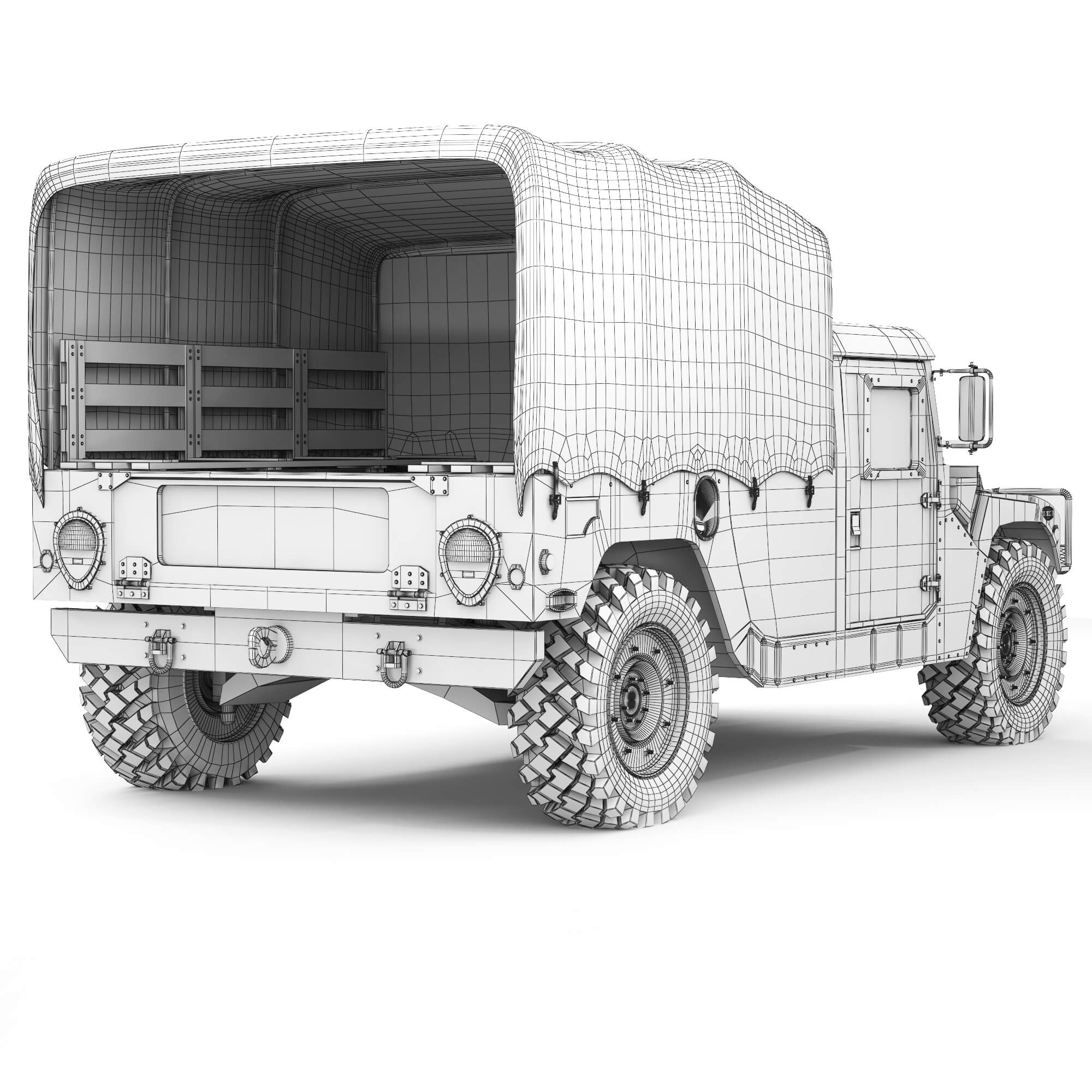Hmmwv M1038 2010 - 3D Model by podshyvalov
