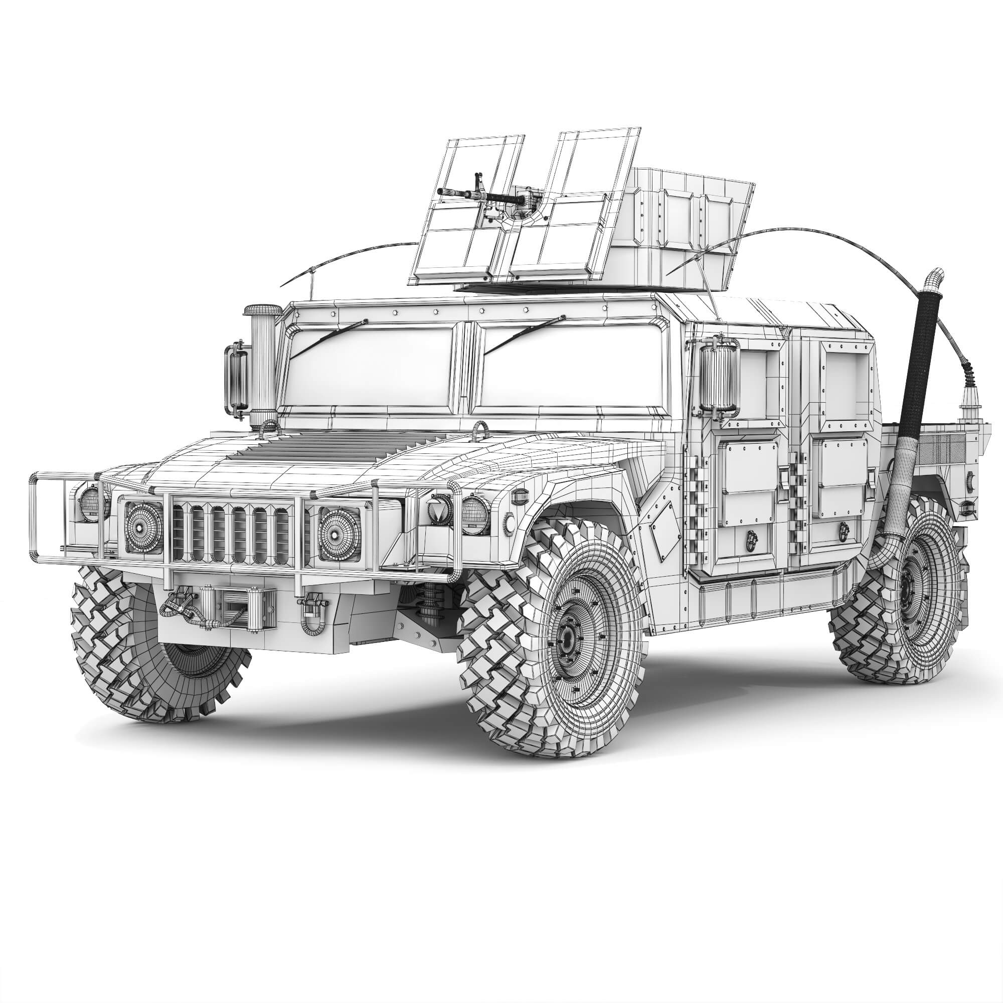 Hmmwv M1165A1 2015 - 3D Model by podshyvalov