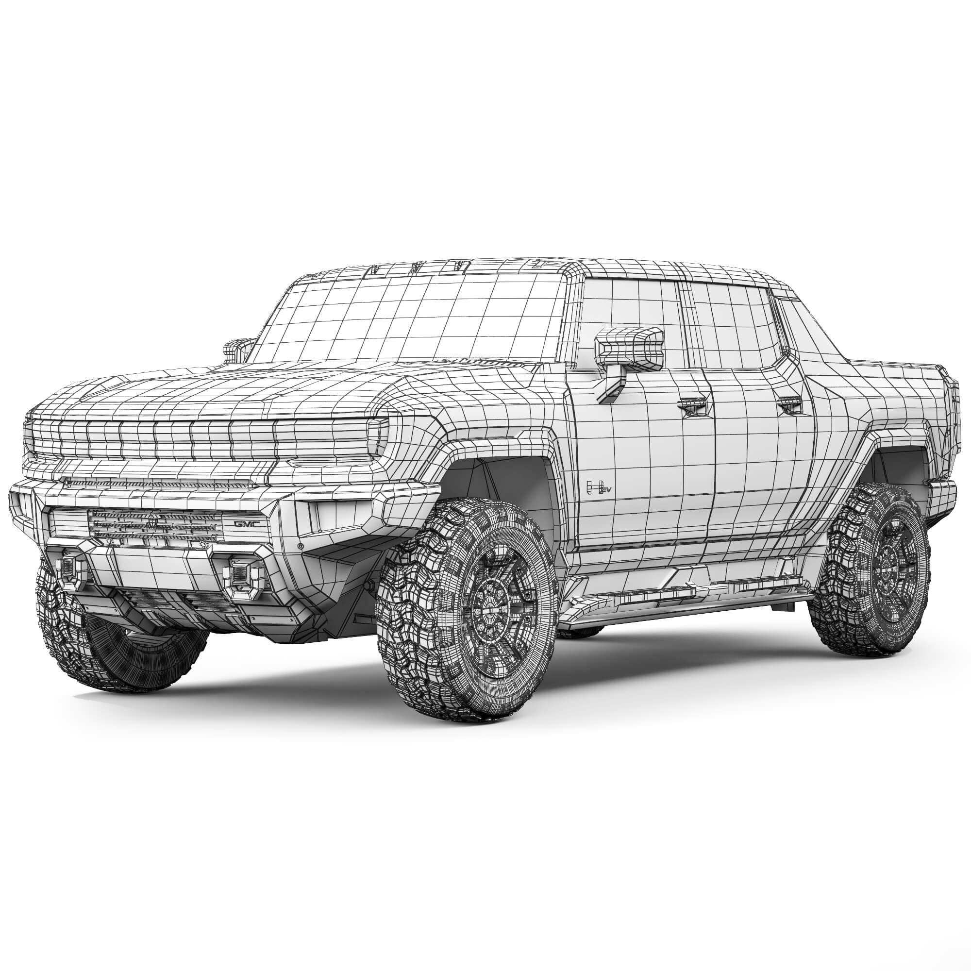 Hummer EV 2022 - 3D Model by podshyvalov