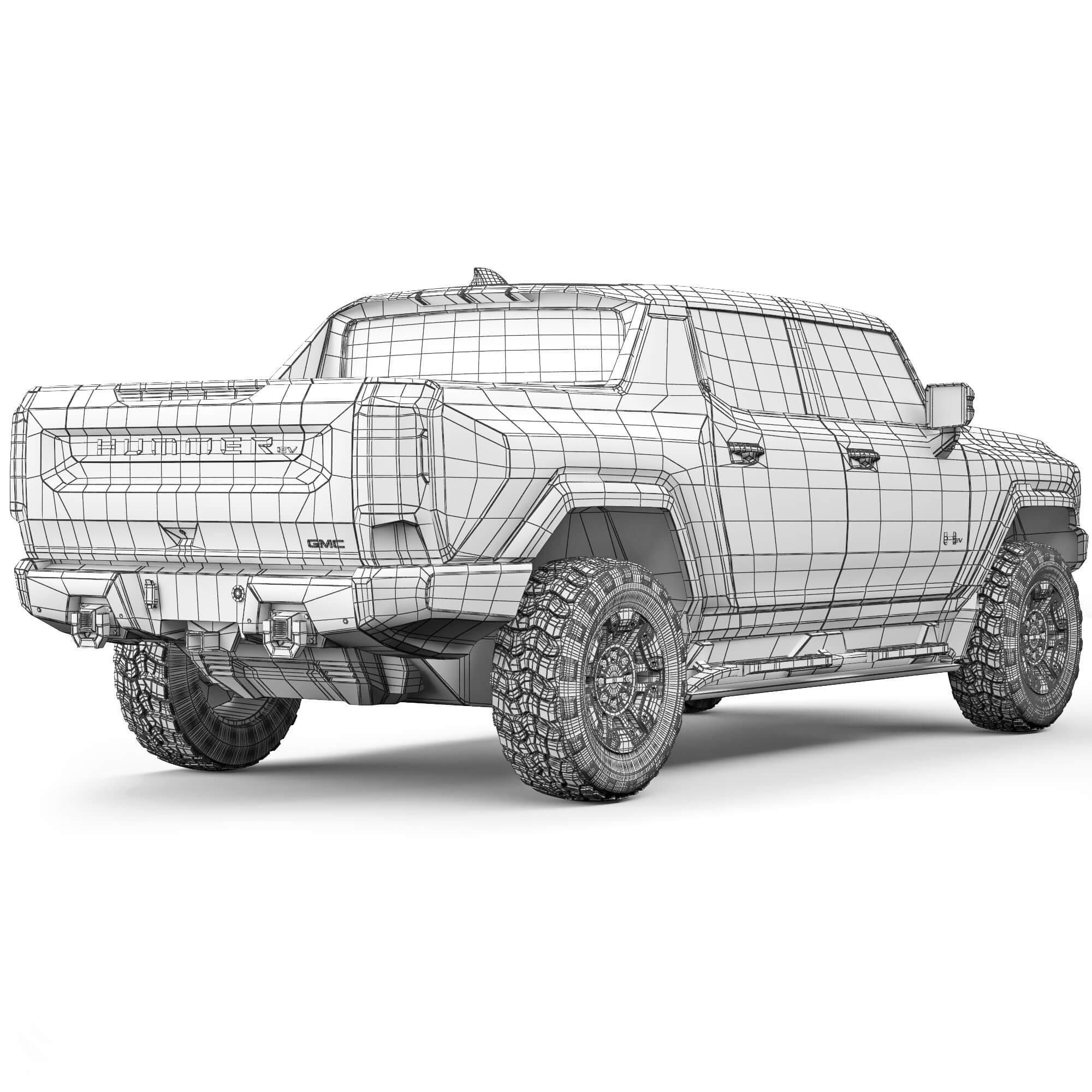 Hummer EV 2022 - 3D Model by podshyvalov
