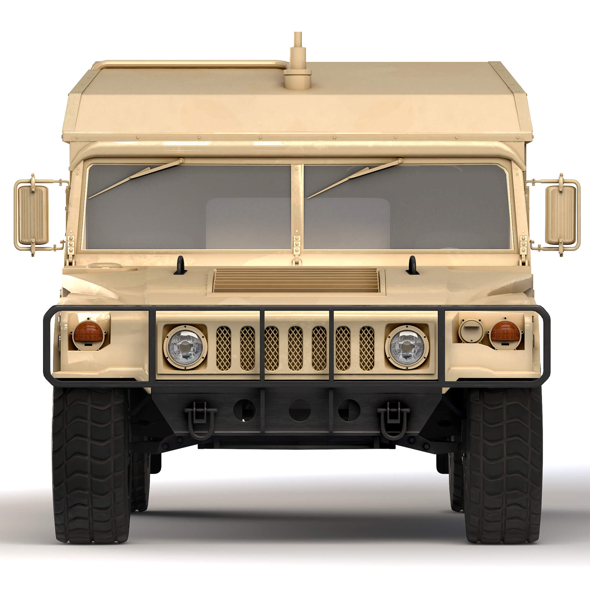 Humvee Military M996A1 Ambulance 2004 - 3D Model by podshyvalov