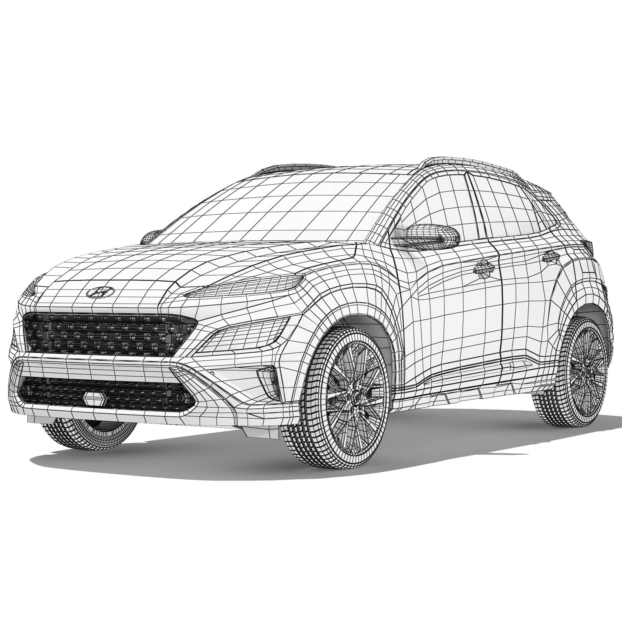 Hyundai Kona 2021 - 3D Model by podshyvalov