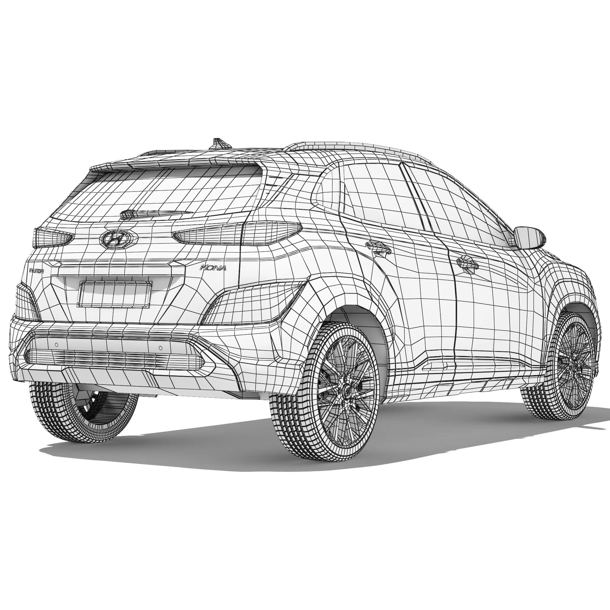 Hyundai Kona 2021 - 3D Model by podshyvalov