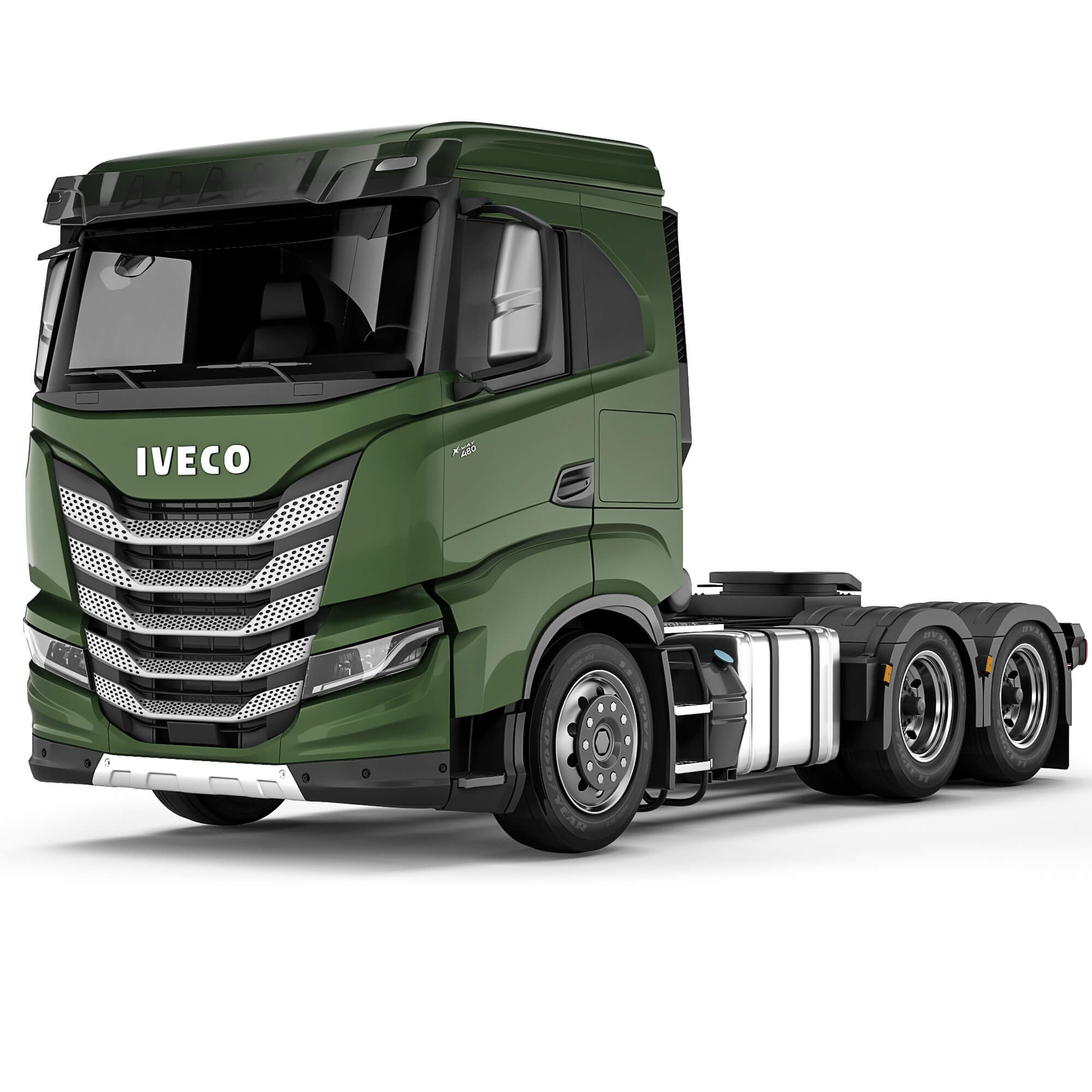 IVECO X-Way 480 Hi-Traction 2021 3D Model by podshyvalov