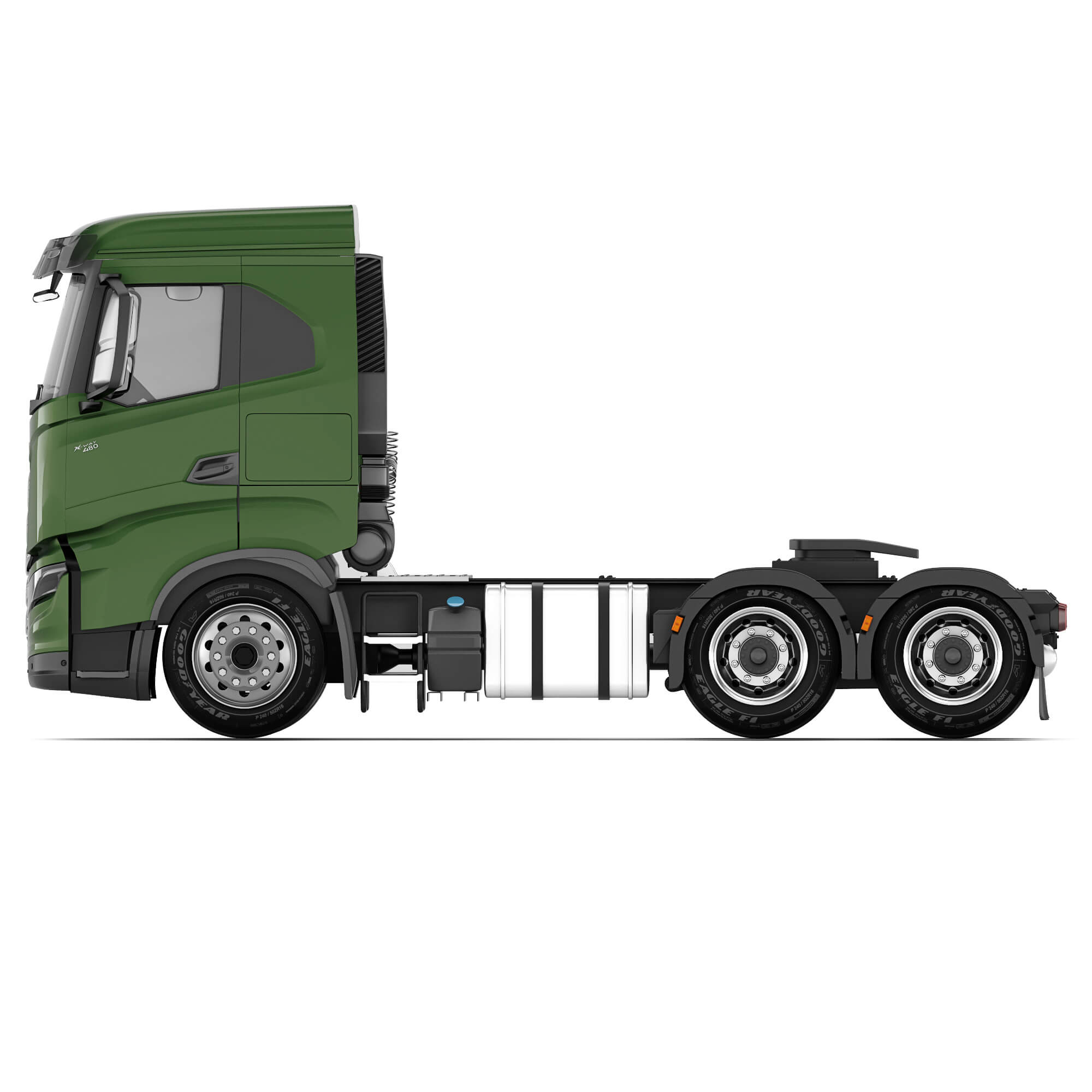 IVECO X-Way 480 Hi-Traction 2021 3D Model by podshyvalov