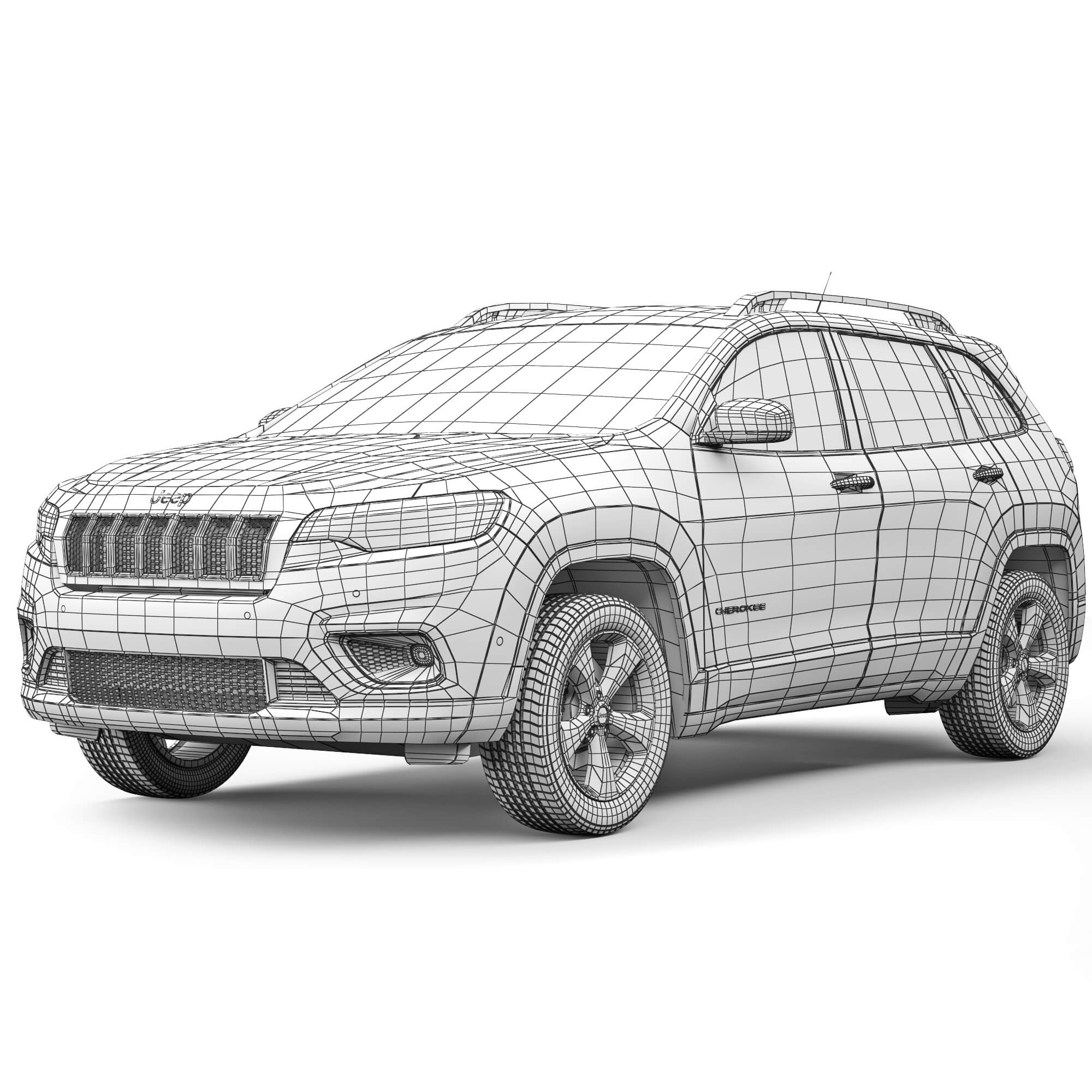 Jeep Cherokee Limited 2019 - 3D Model by podshyvalov