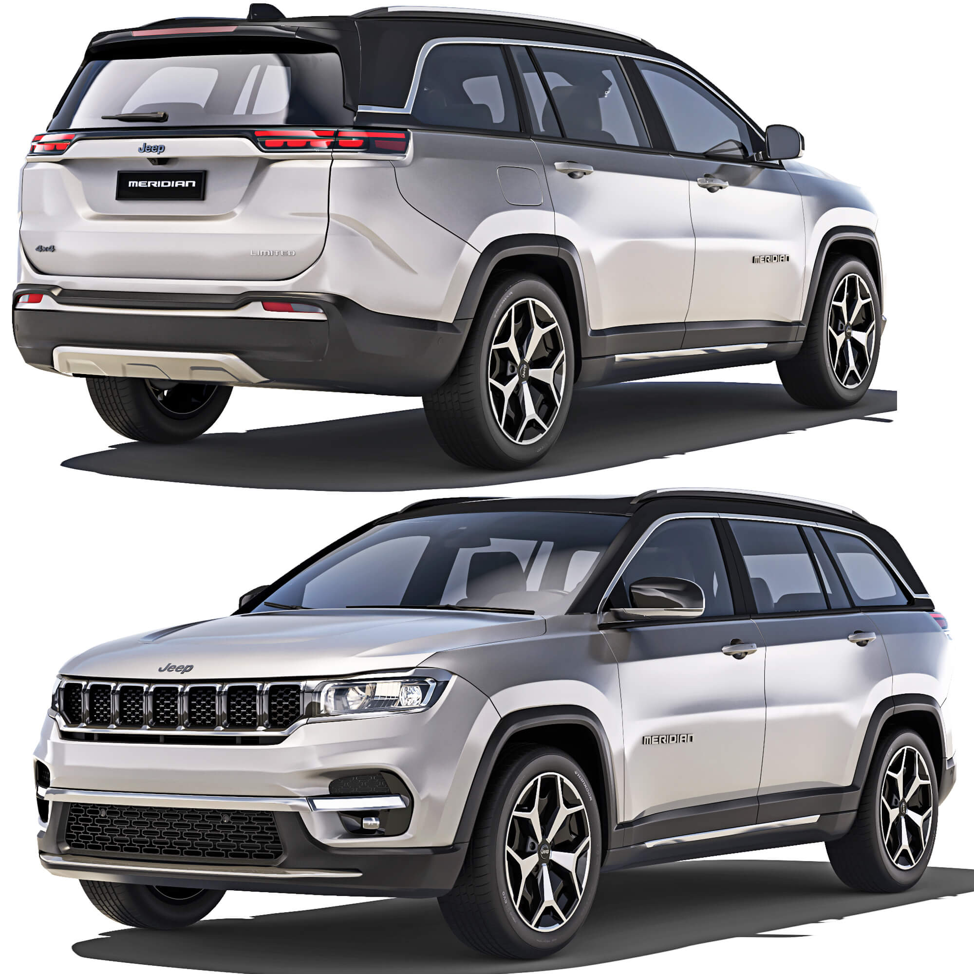 Jeep Meridian 2022 - 3D Model by podshyvalov