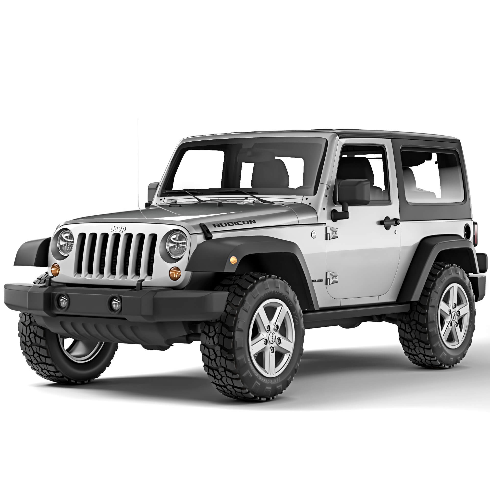 Jeep Wrangler Rubicon 2007 - 3D Model by podshyvalov