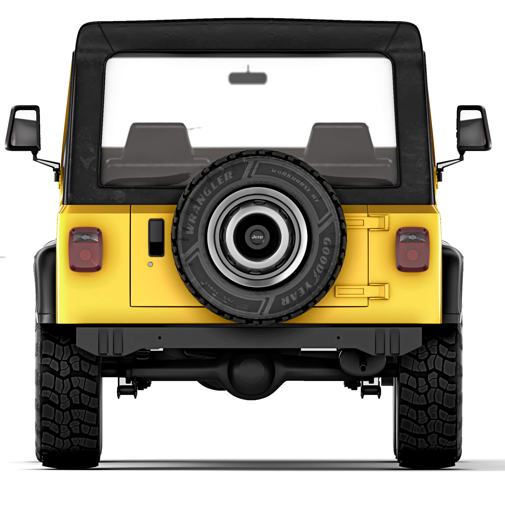 Jeep Wrangler YJ 1987 - 3D Model by podshyvalov