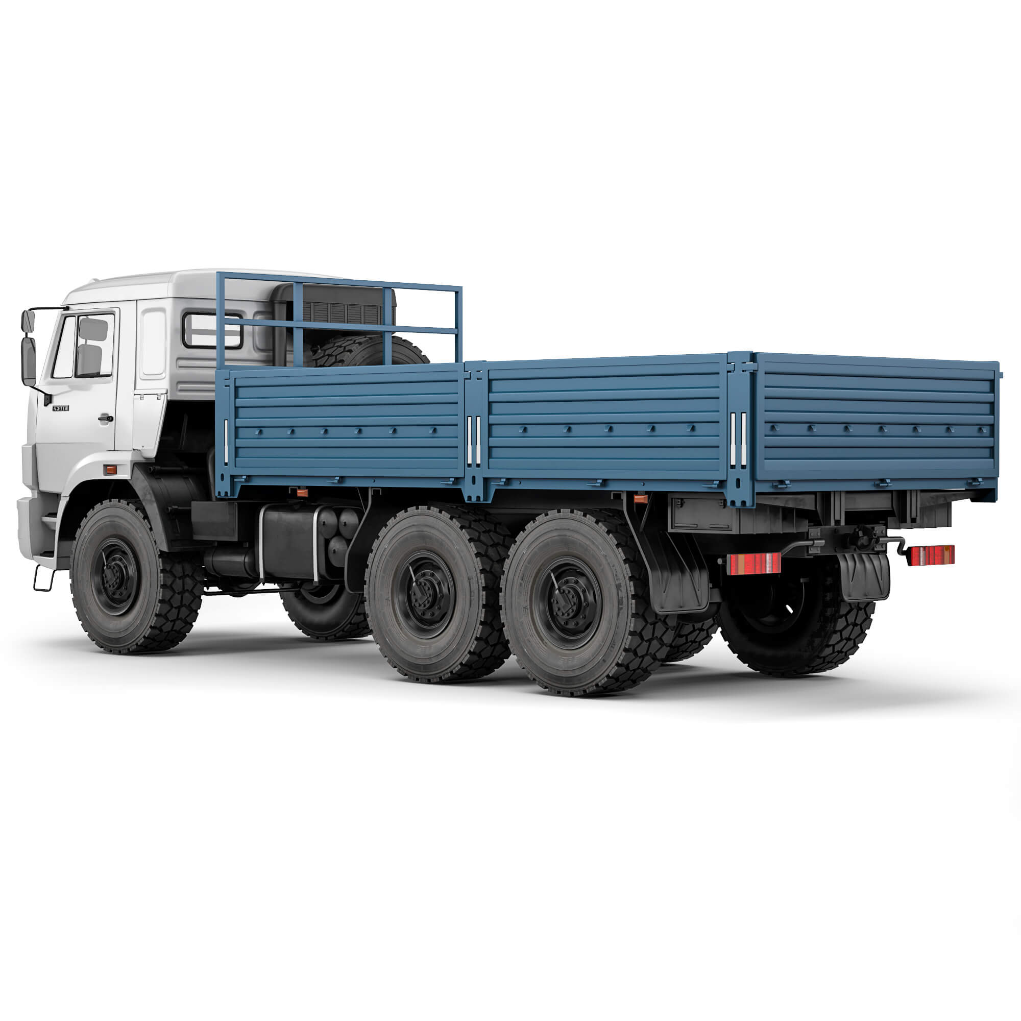 Kamaz 43118 Flatbed 2017 - 3D Model by podshyvalov