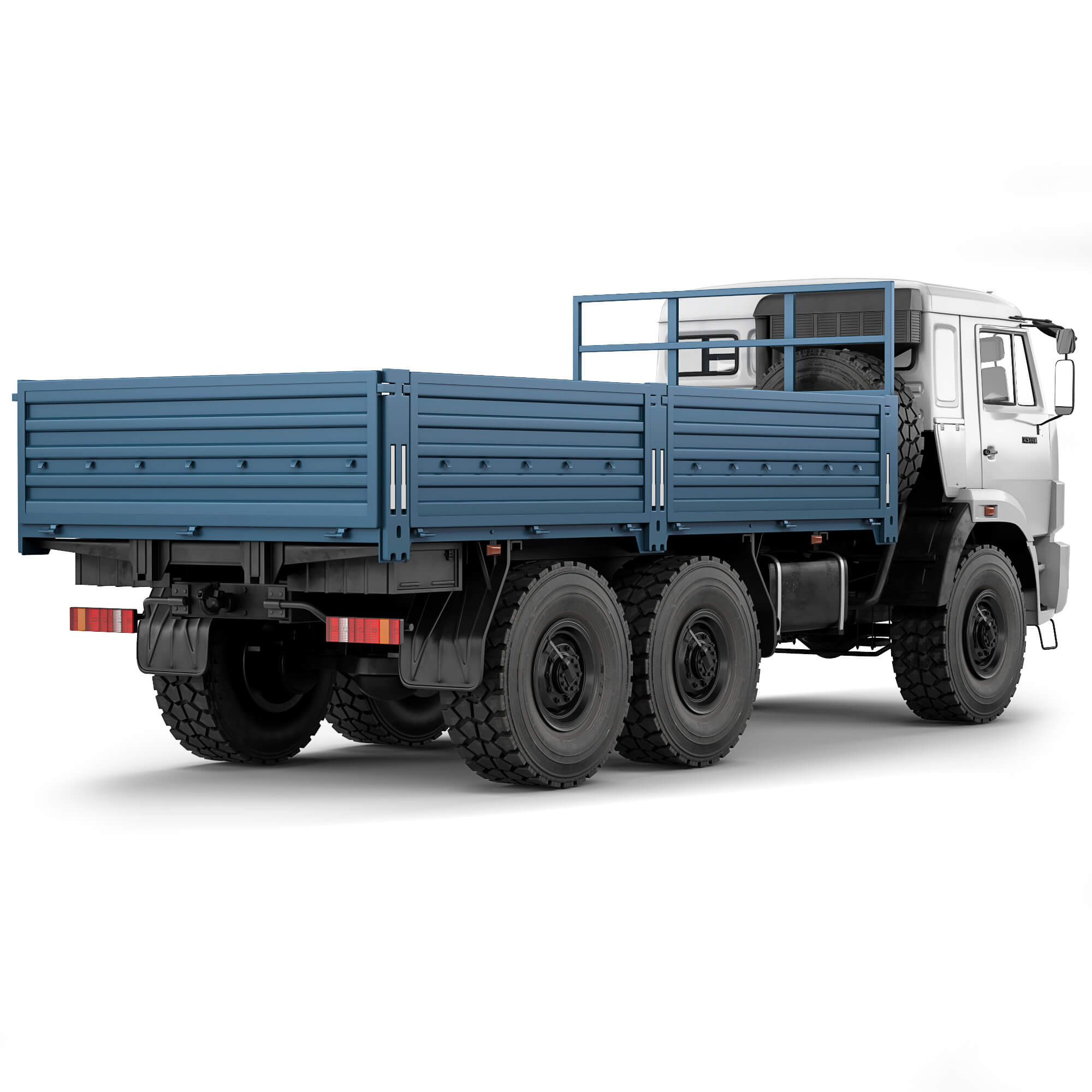 Kamaz 43118 Flatbed 2017 - 3D Model by podshyvalov