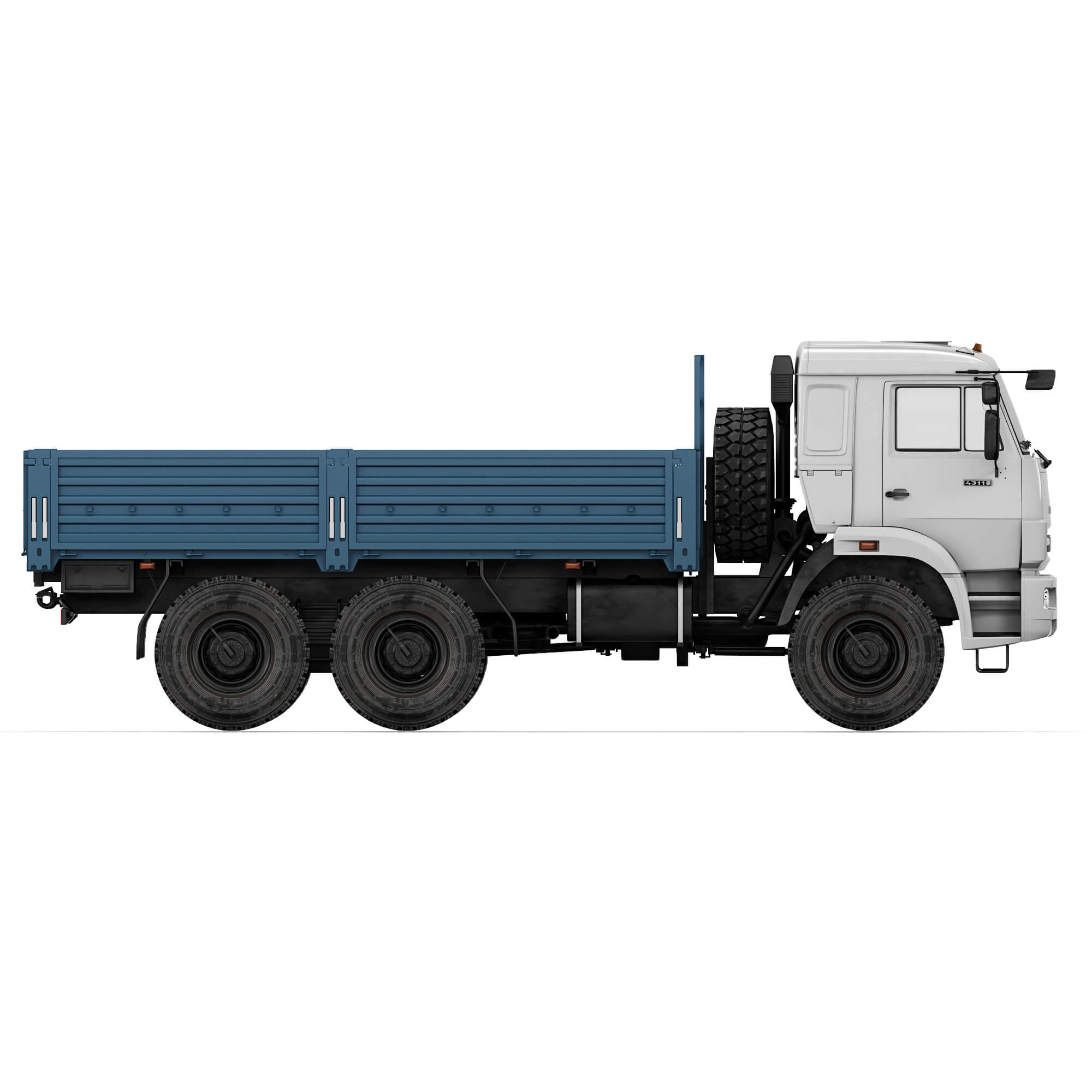 Kamaz 43118 Flatbed 2017 - 3D Model by podshyvalov