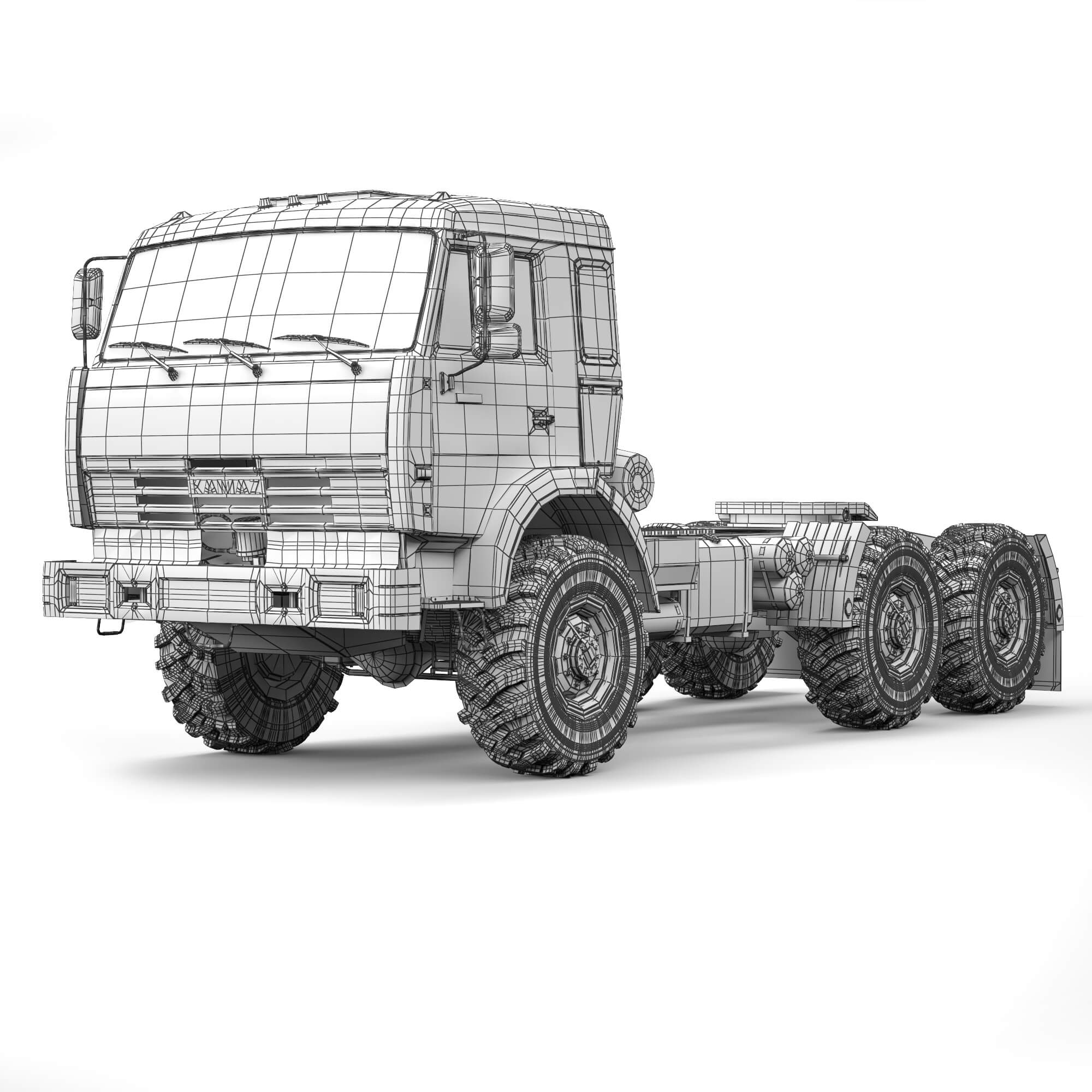 Kamaz 44108 2003 - 3D Model by podshyvalov