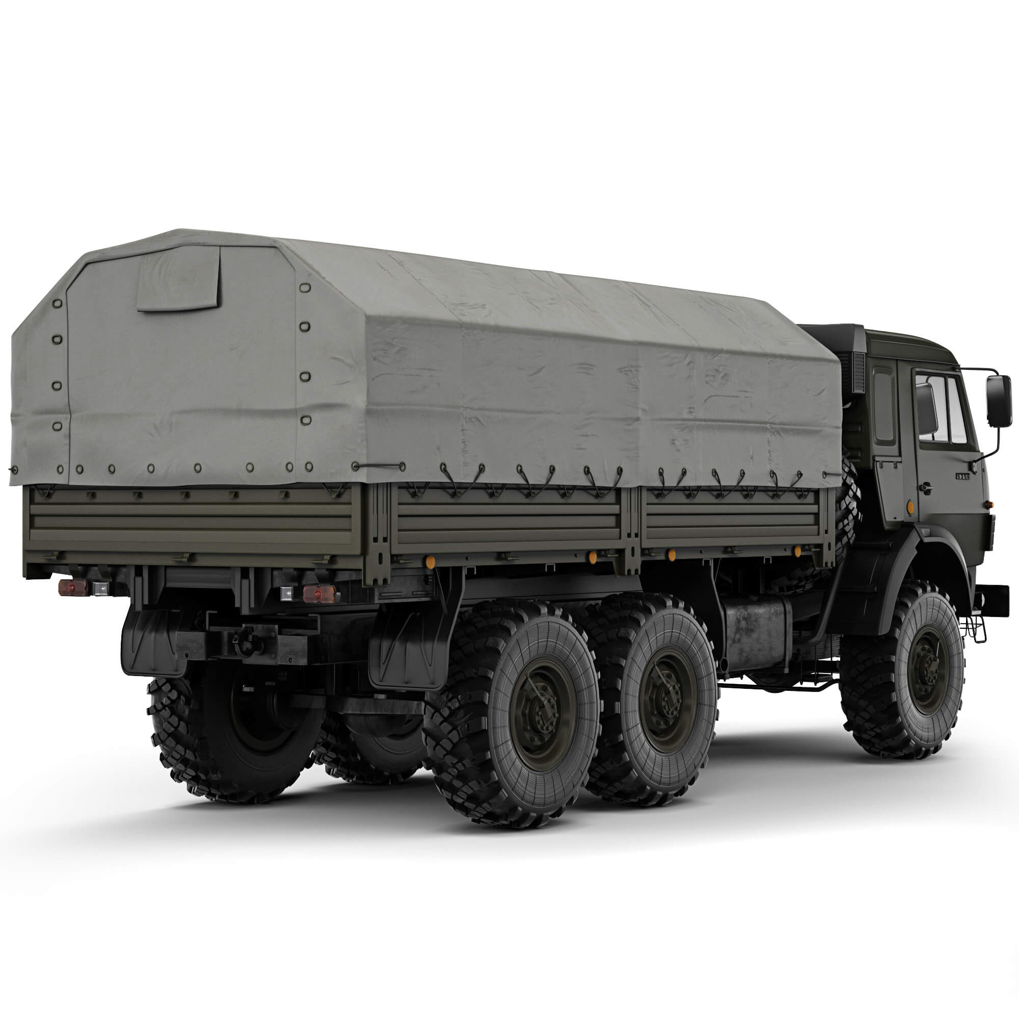 Kamaz 5350 Mustang 2003 - 3D Model by podshyvalov