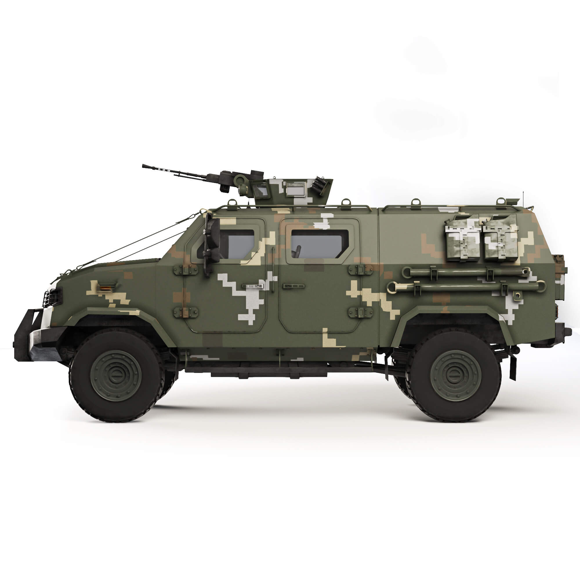 Kozak-5 Tactical 2016 3D Model by podshyvalov