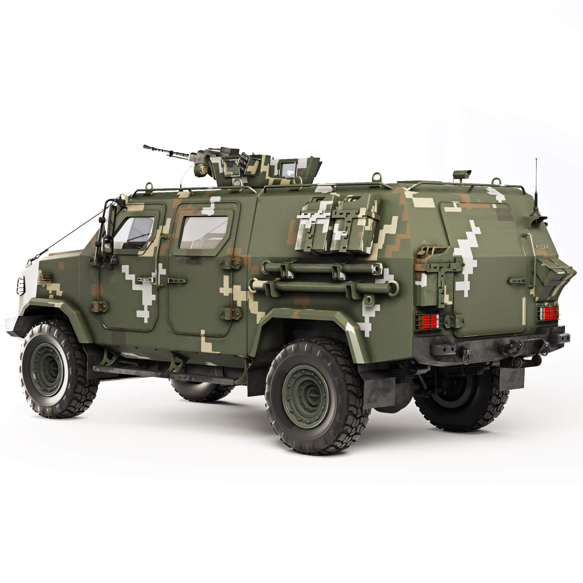 Kozak-5 Tactical 2016 3D Model by podshyvalov