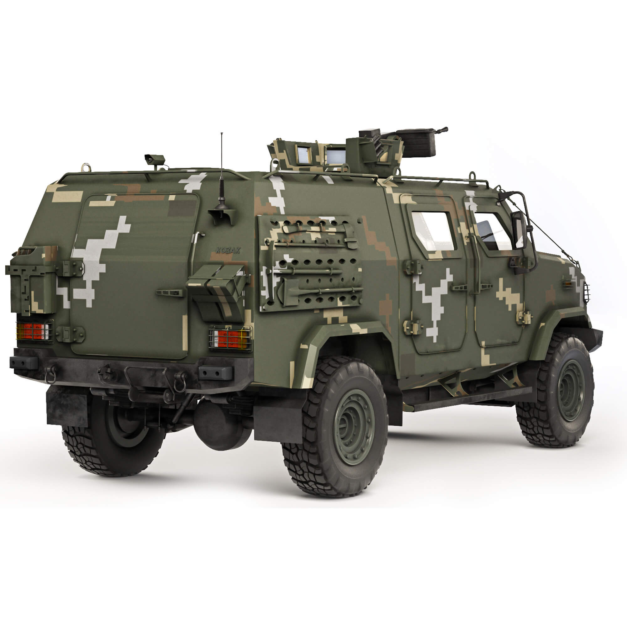 Kozak-5 Tactical 2016 3D Model by podshyvalov