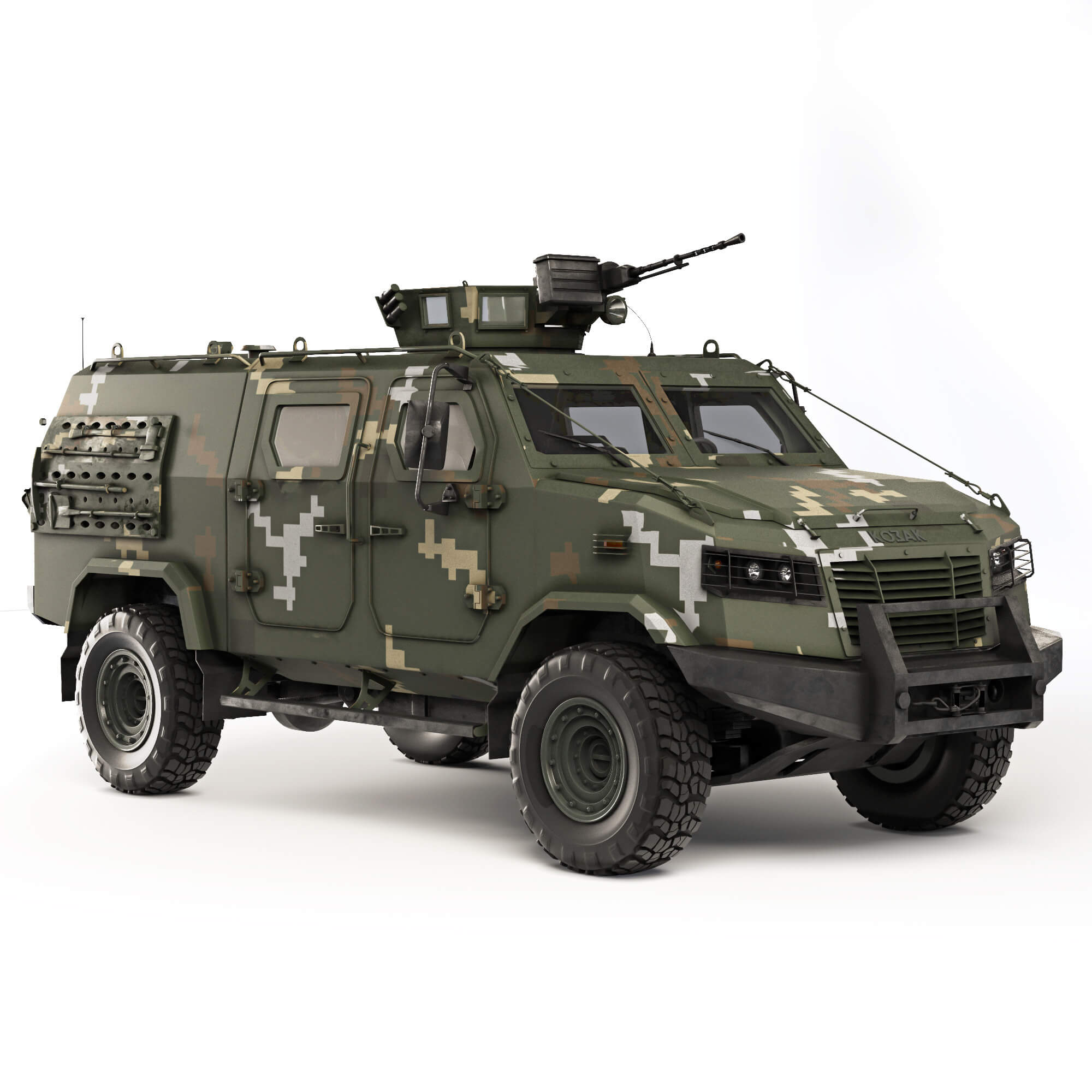 Kozak-5 Tactical 2016 3D Model by podshyvalov