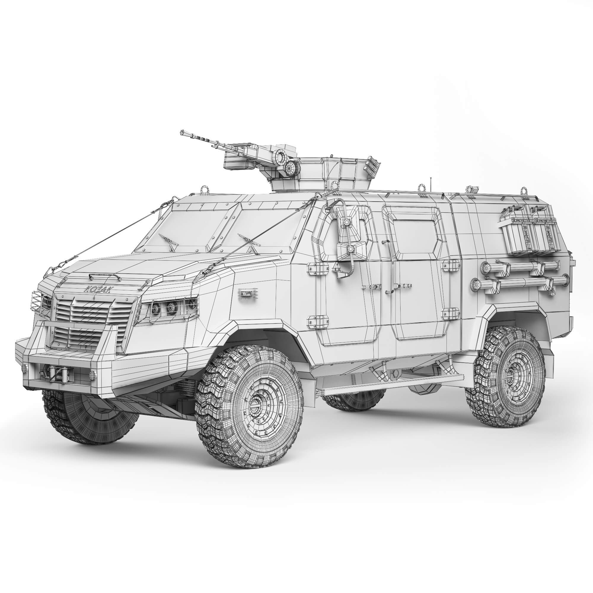 Kozak-5 Tactical 2016 3D Model by podshyvalov