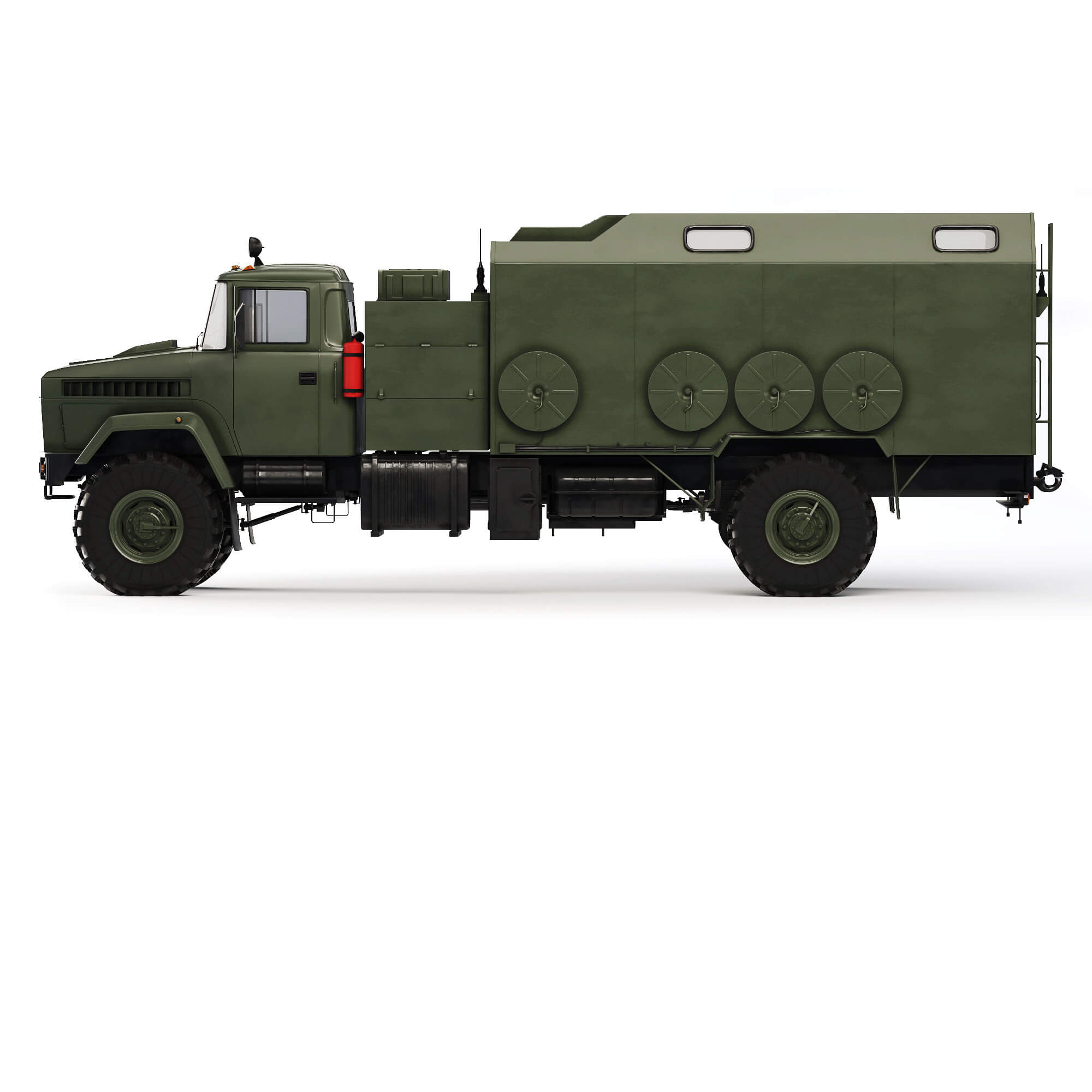 KrAZ 5233 1V26P-2 2018 3D Model by podshyvalov