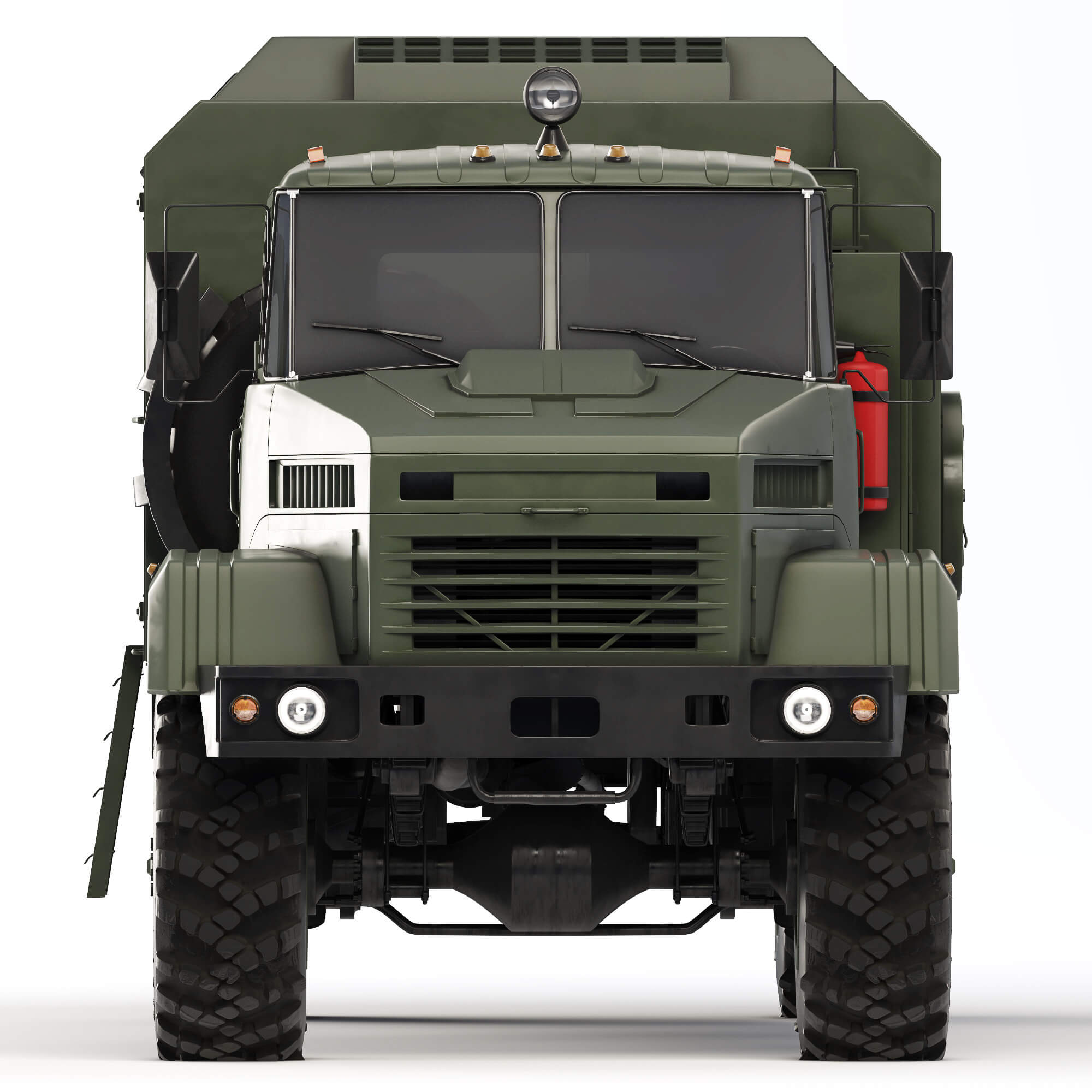 KrAZ 5233 1V26P-2 2018 3D Model by podshyvalov