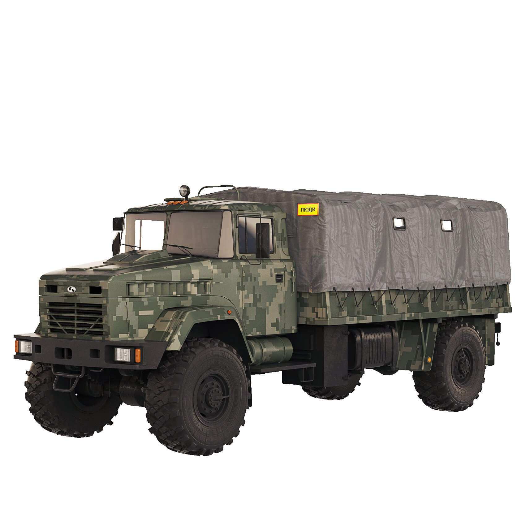 KrAZ 5233 VE 2010 - 3D Model by podshyvalov