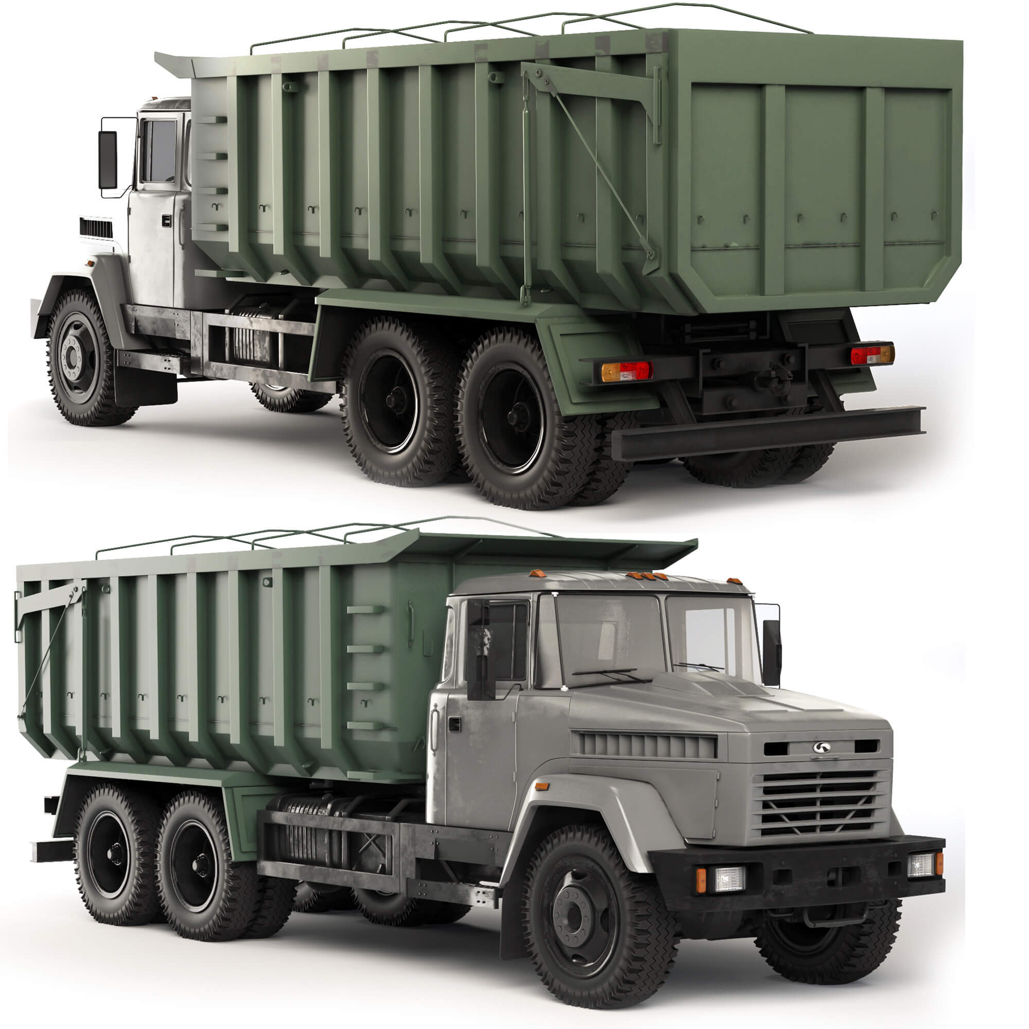 KrAZ 6230C4 Tipper 2010 - 3D Model by podshyvalov