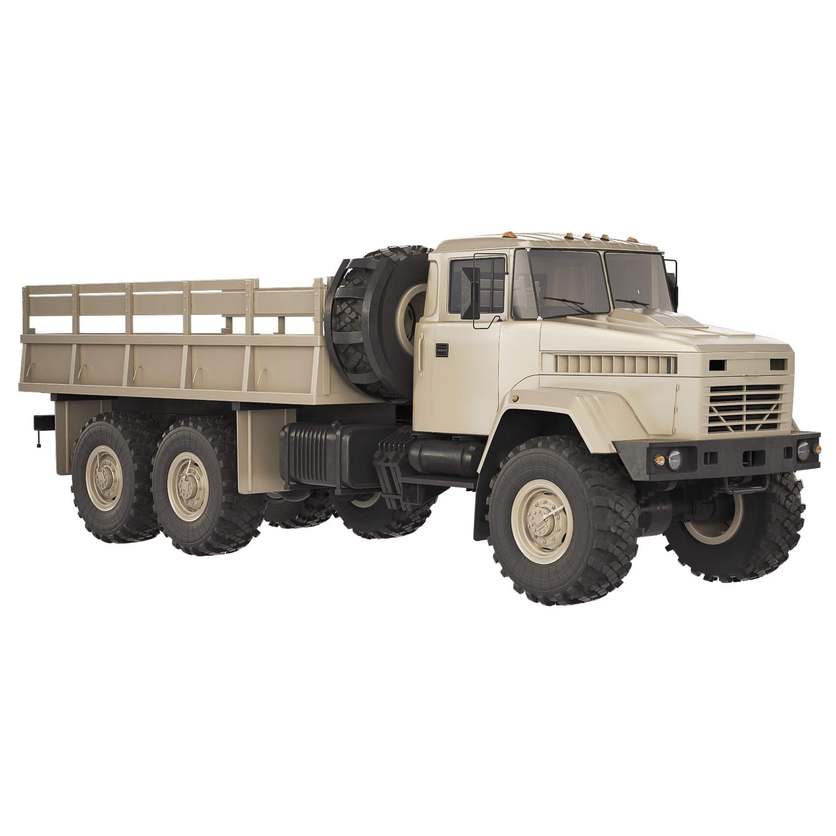 KrAZ 6322 Flatbed Body 1999 - 3D Model by podshyvalov