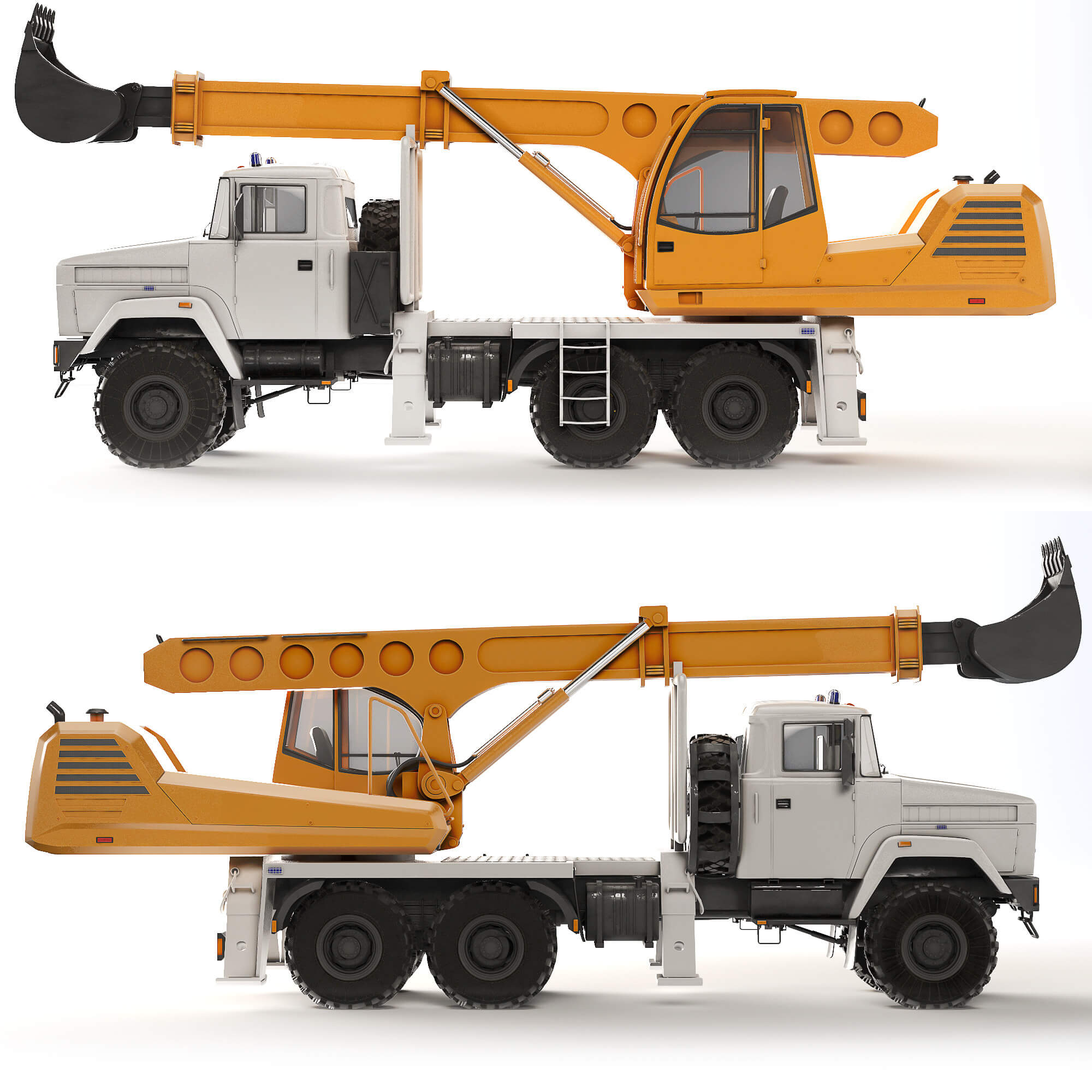 KrAZ 63221 UDS-114 2018 3D Model by podshyvalov