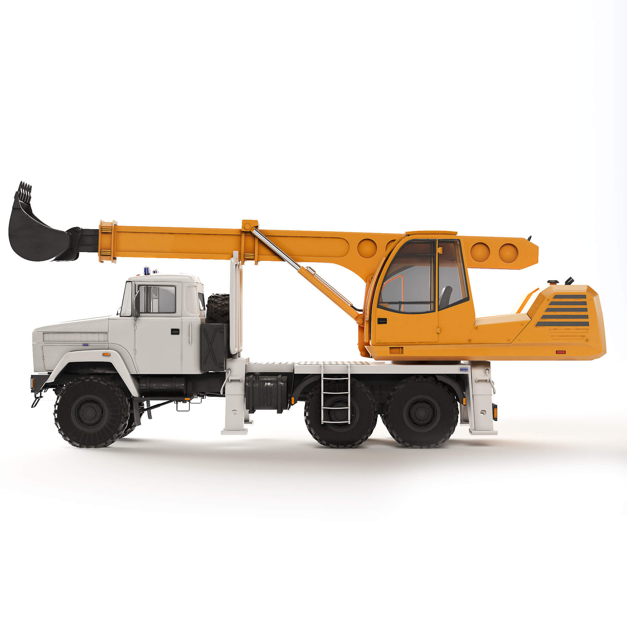 KrAZ 63221 UDS-114 2018 3D Model by podshyvalov