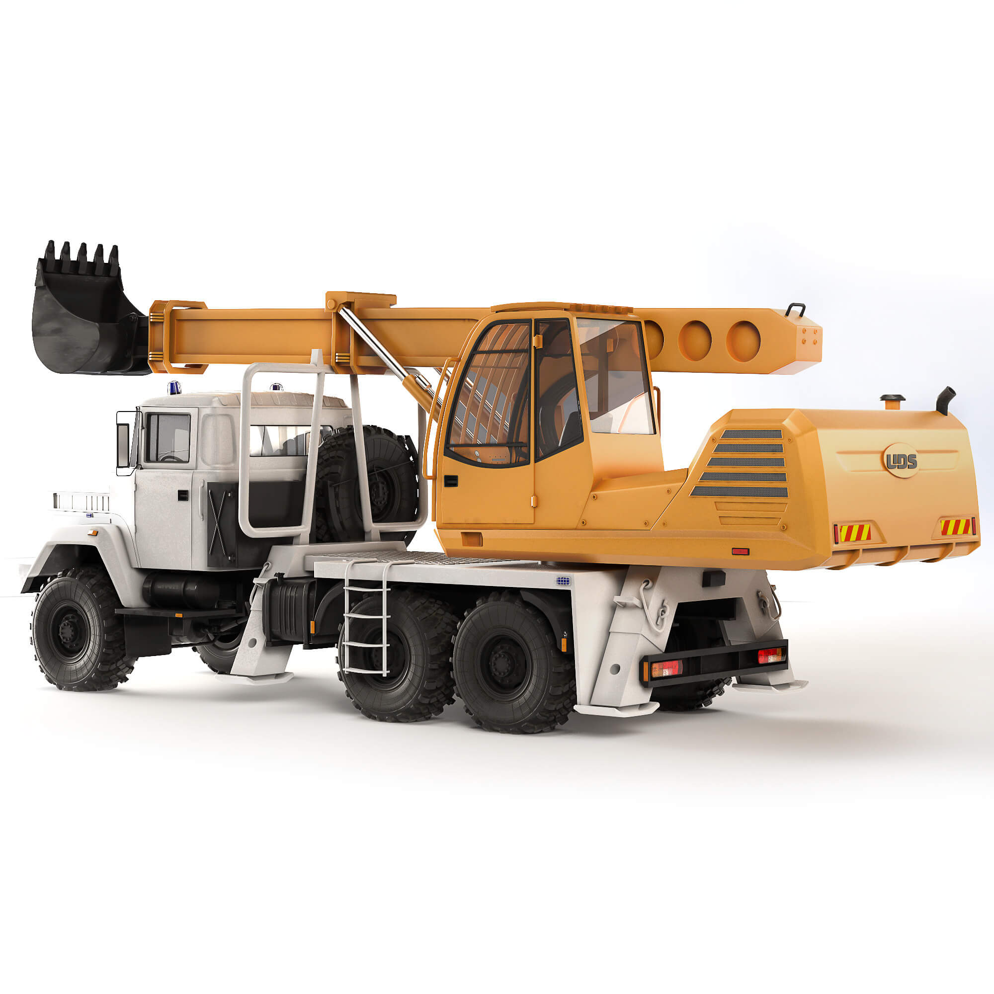 KrAZ 63221 UDS-114 2018 3D Model by podshyvalov