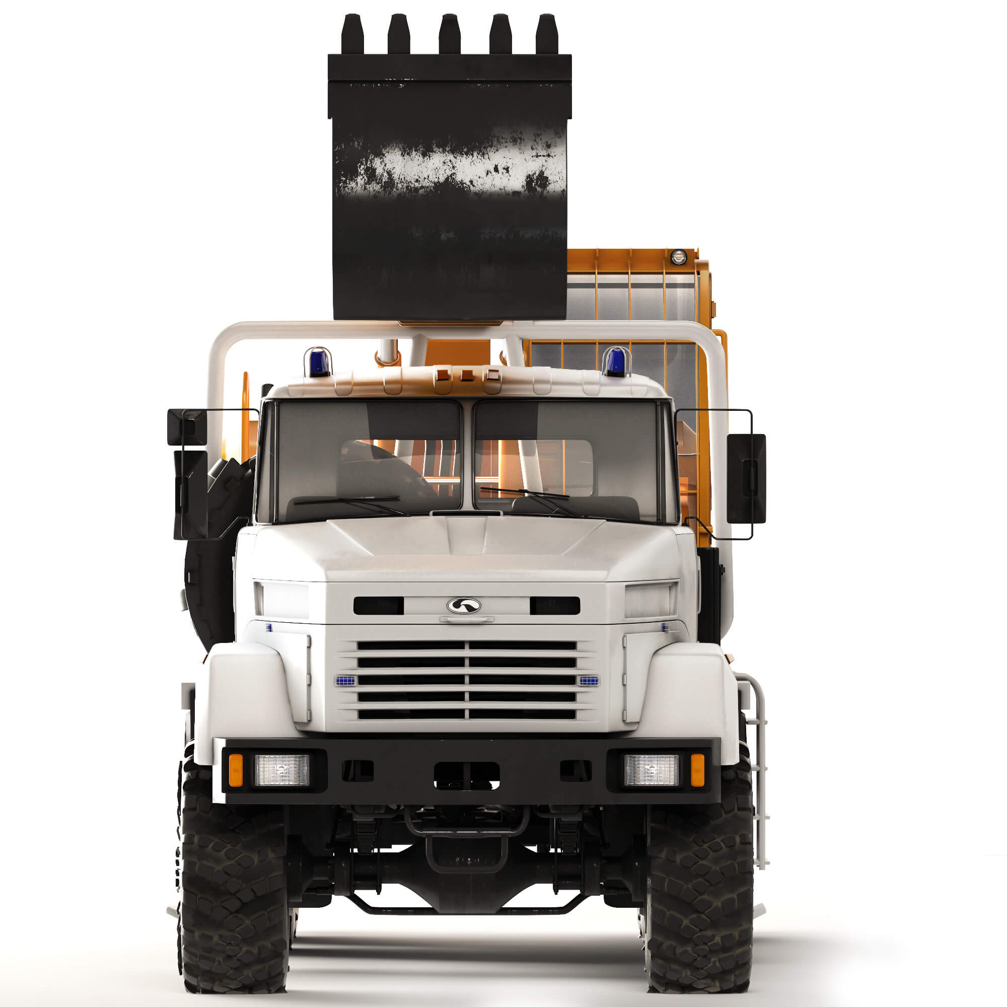 KrAZ 63221 UDS-114 2018 3D Model by podshyvalov