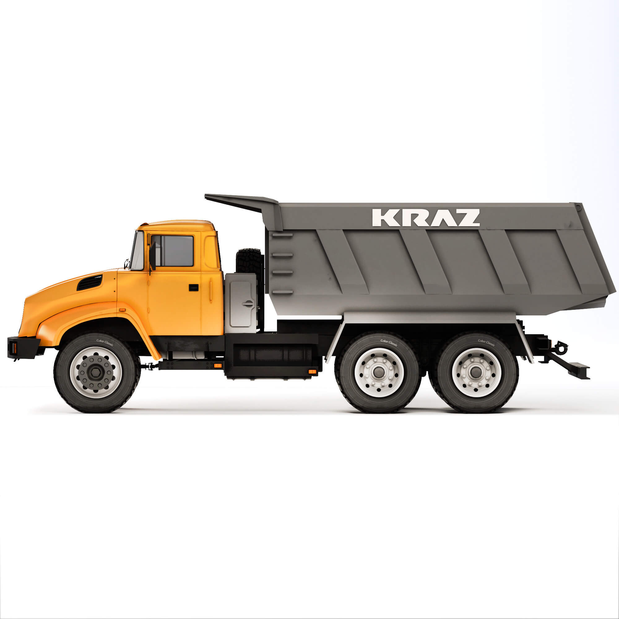 Kraz 65032 Dump Truck 2012 - 3D Model by podshyvalov