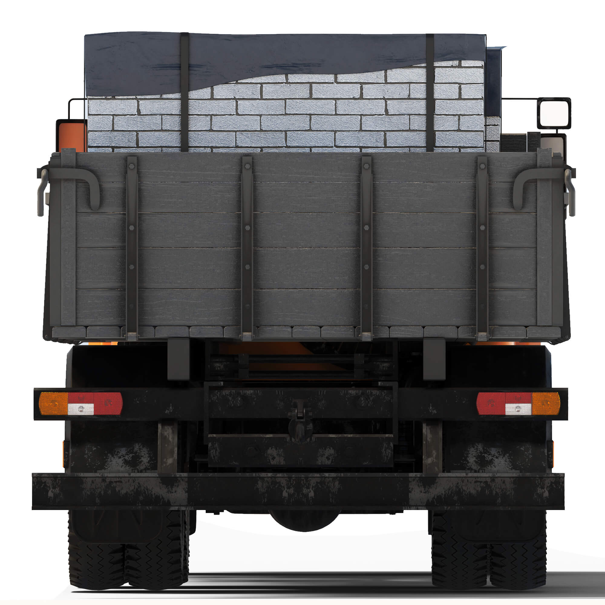 KrAZ 65053 Flatbed 2008 - 3D Model by podshyvalov